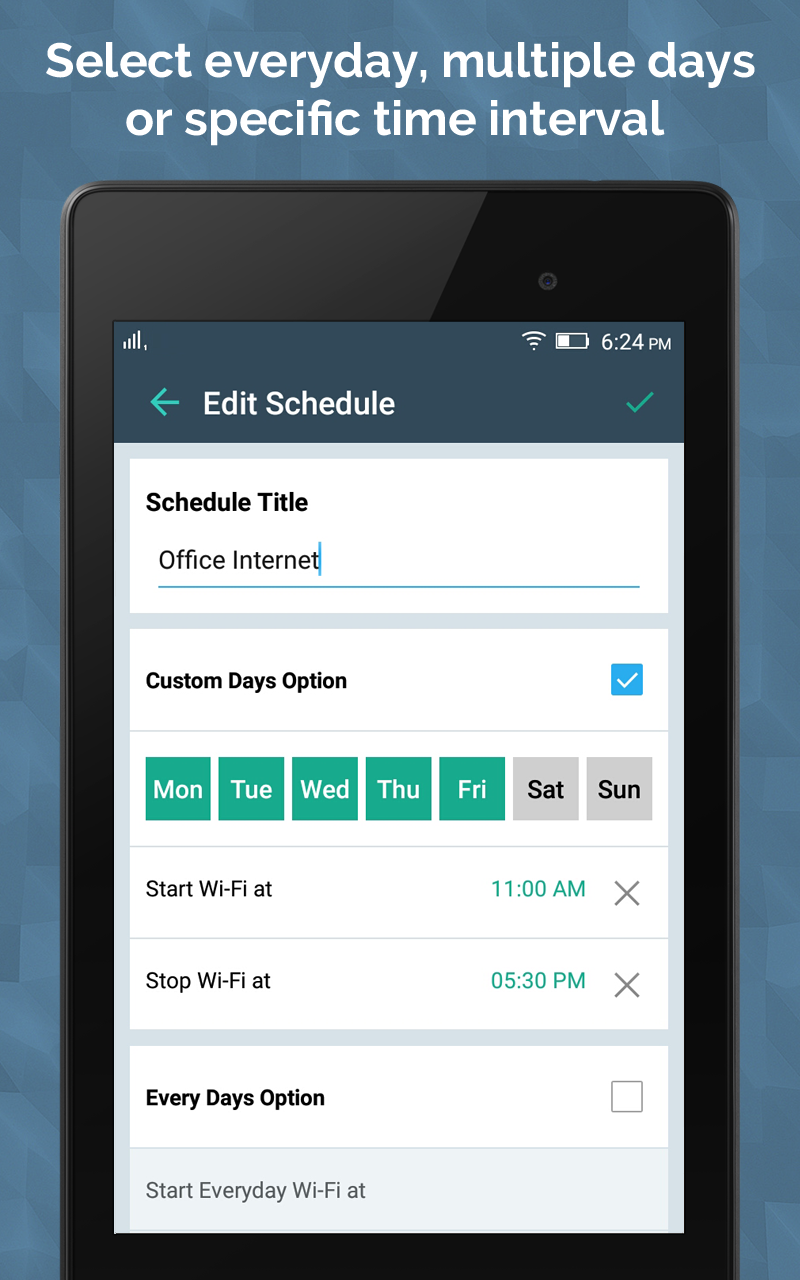 Wifi Timer - Auto Scheduler - App on Amazon Appstore