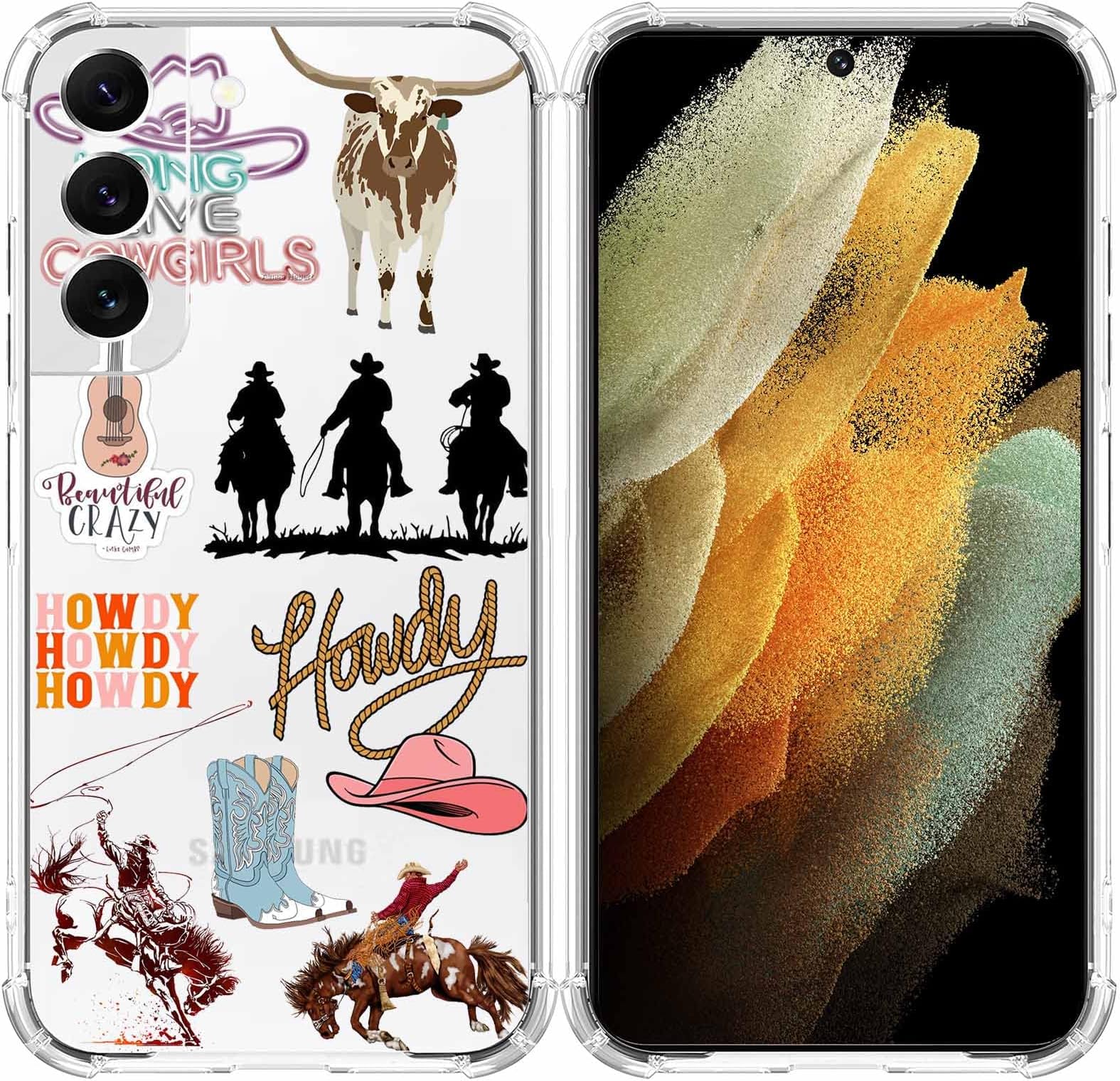 Amazon.com: Cowboy Case Case for Galaxy S23,Retro Western Country ...