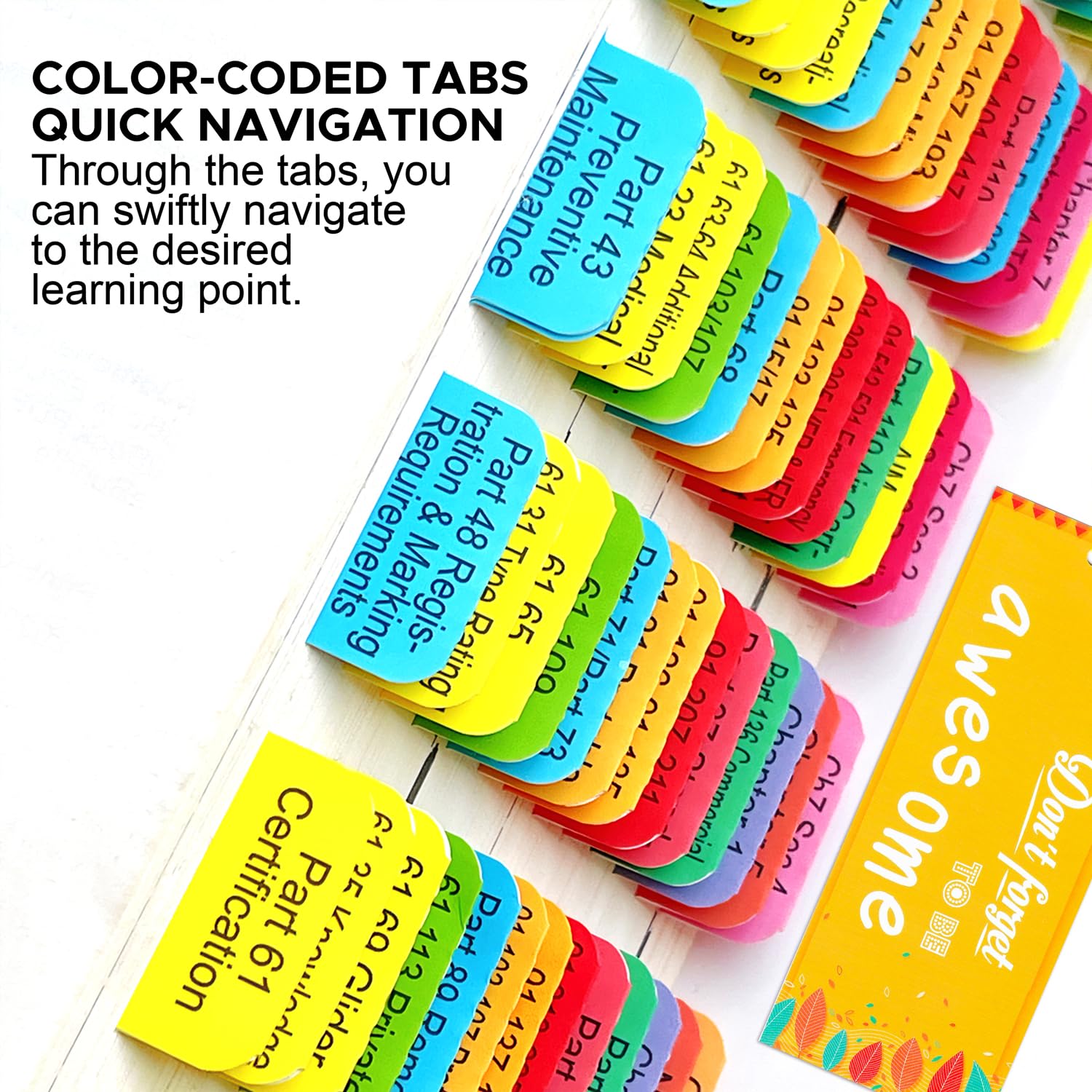 2025 Far/aim Index Tabs, Color-Coded And Laminated Tabs For Private Far ...