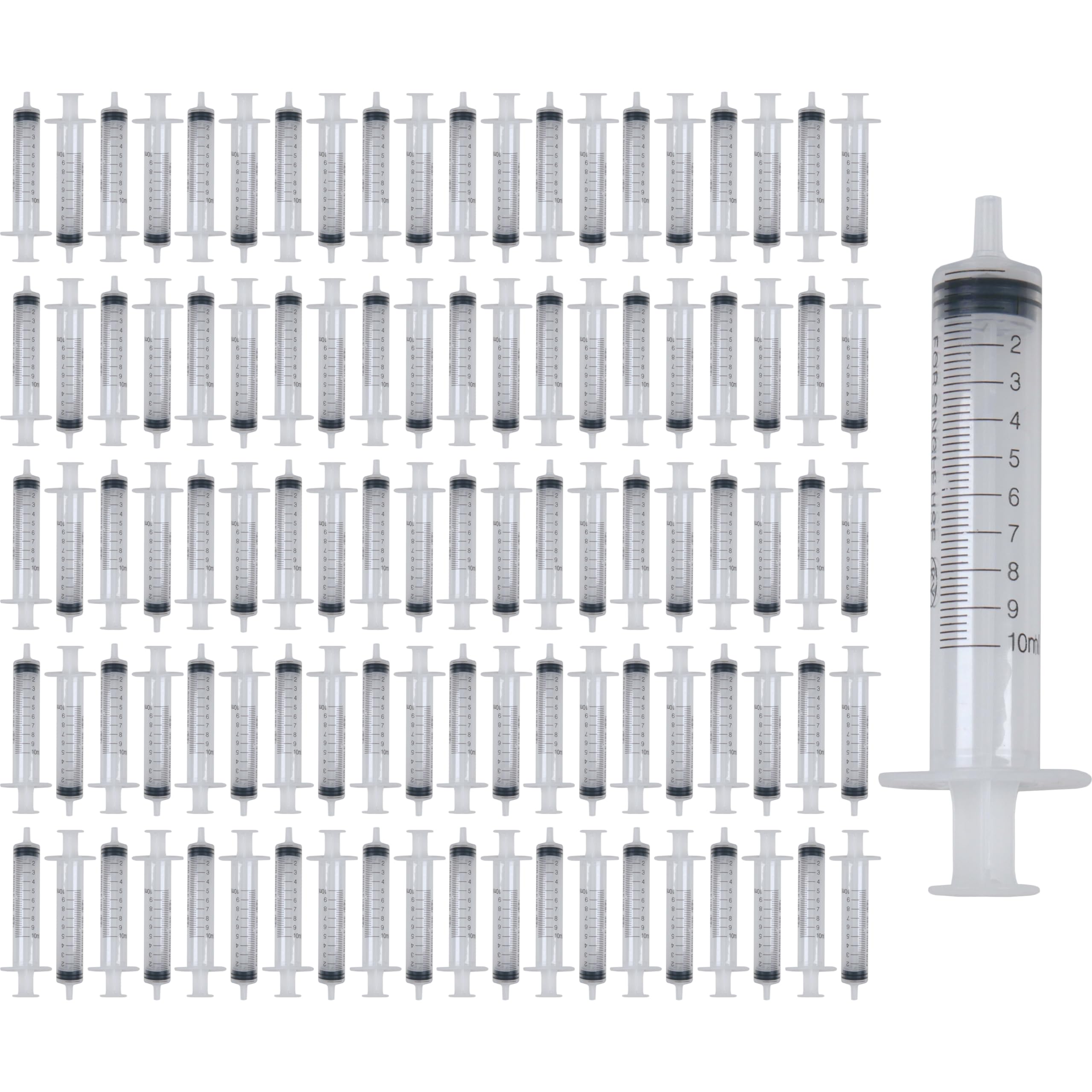 Amazon.com: 100-Pack 10ml Non-Medical Syringes – Ideal for Crafts, Art ...