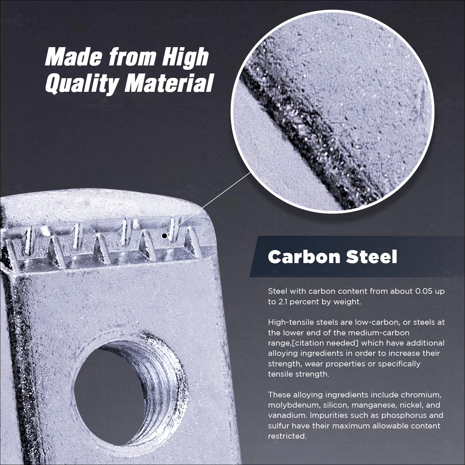 Snapklik.com : Highcraft OTDO-A56 3/4 Inch Thread X 1-3/8 Inch Strut ...