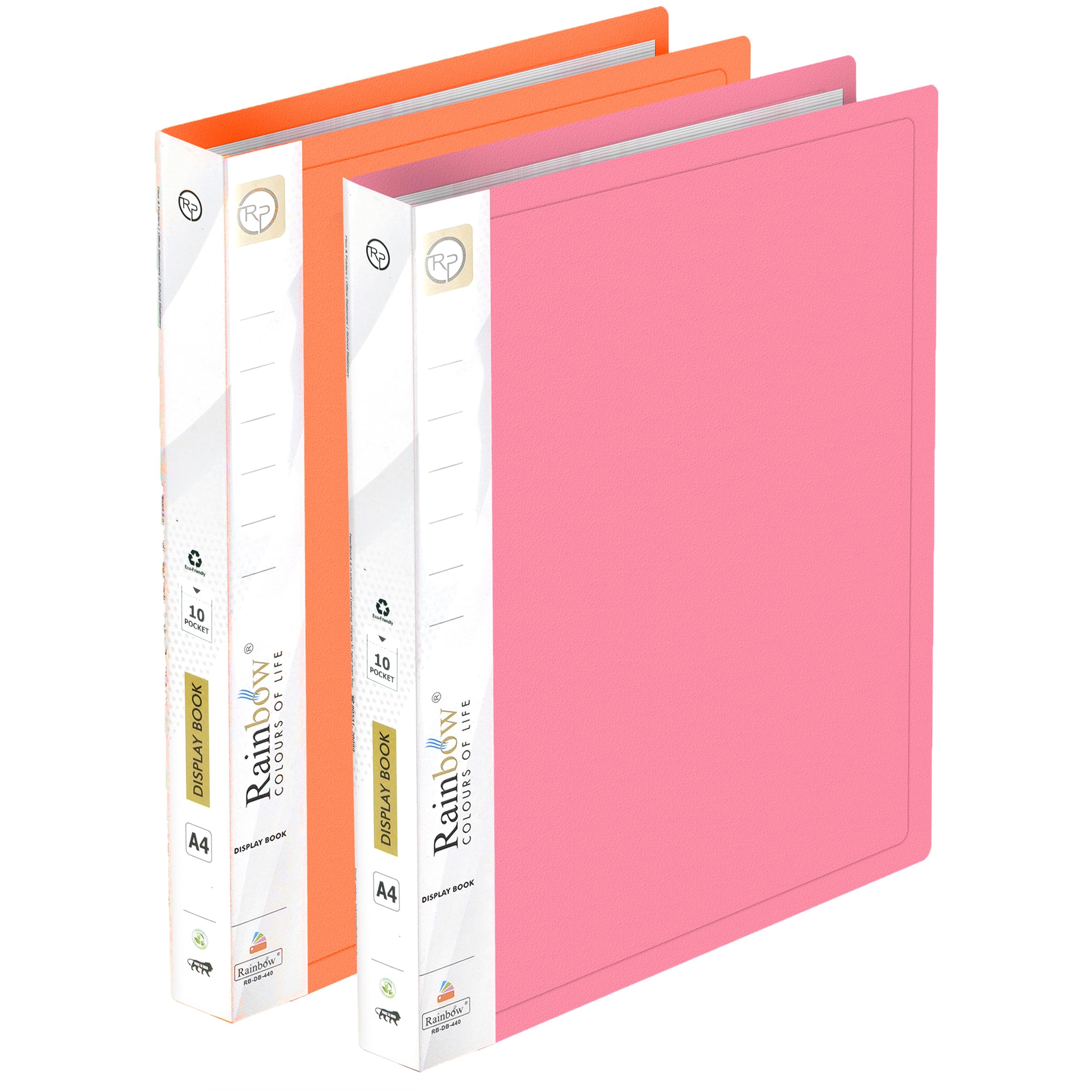 Shuban 10 Pocket Set of 2 A4 Size Presentation Display Book Folder File ...