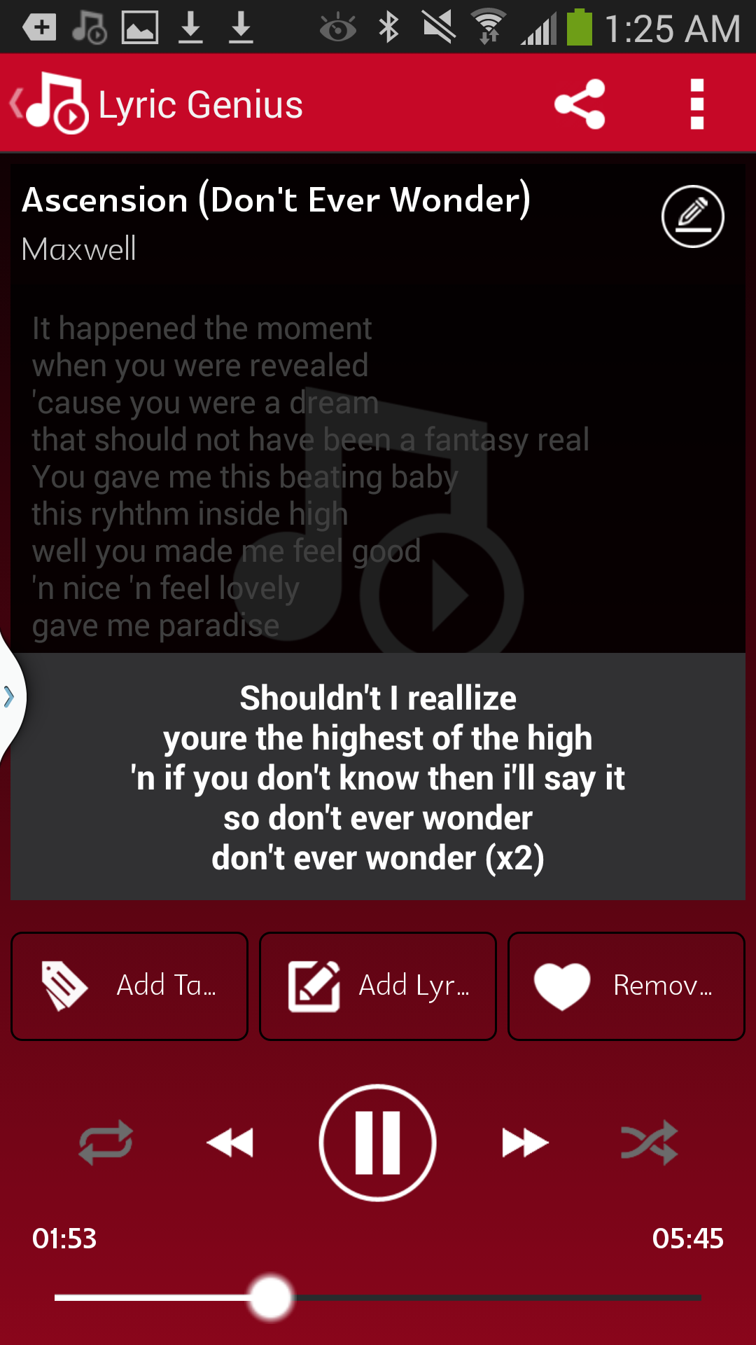 Lyric Genius - App on the Amazon Appstore