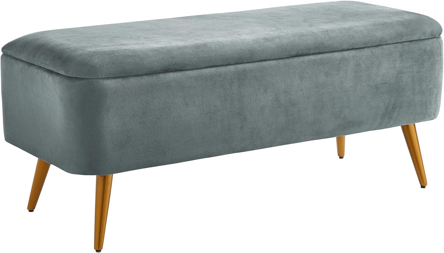Amazon.com: Ball & Cast Upholstered Velvet Storage Bench 44"W x 16"D x ...