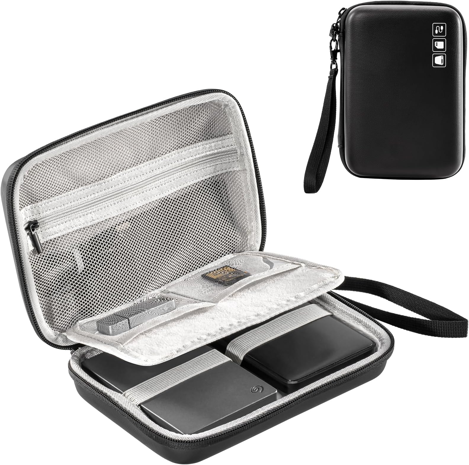 ProCase Hard Drive Case for Canvio Basics Western Digital WD Elements ...