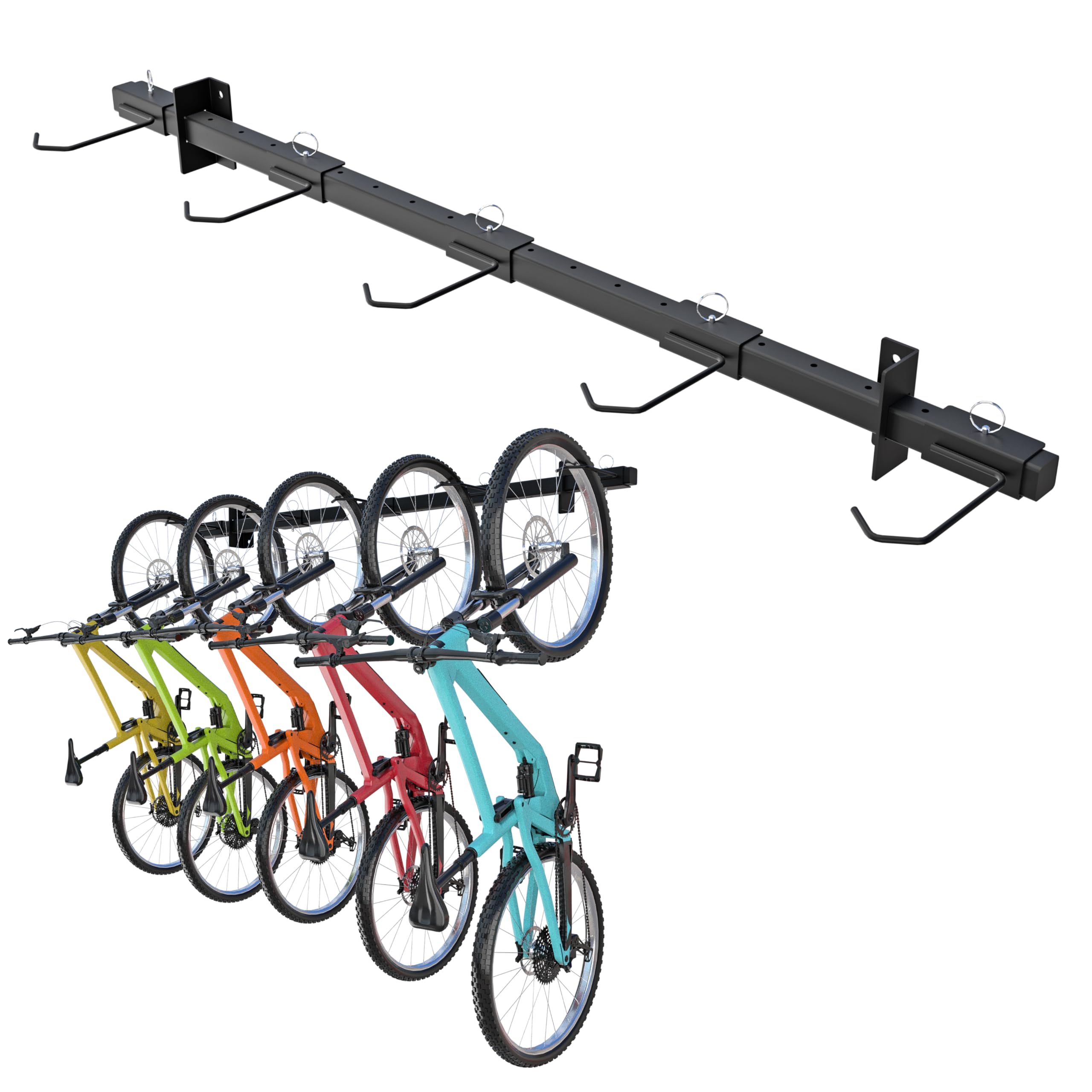 Amazon.com: TRUSOON Bike Storage Rack,Heavy Steel Adjustable Wall ...