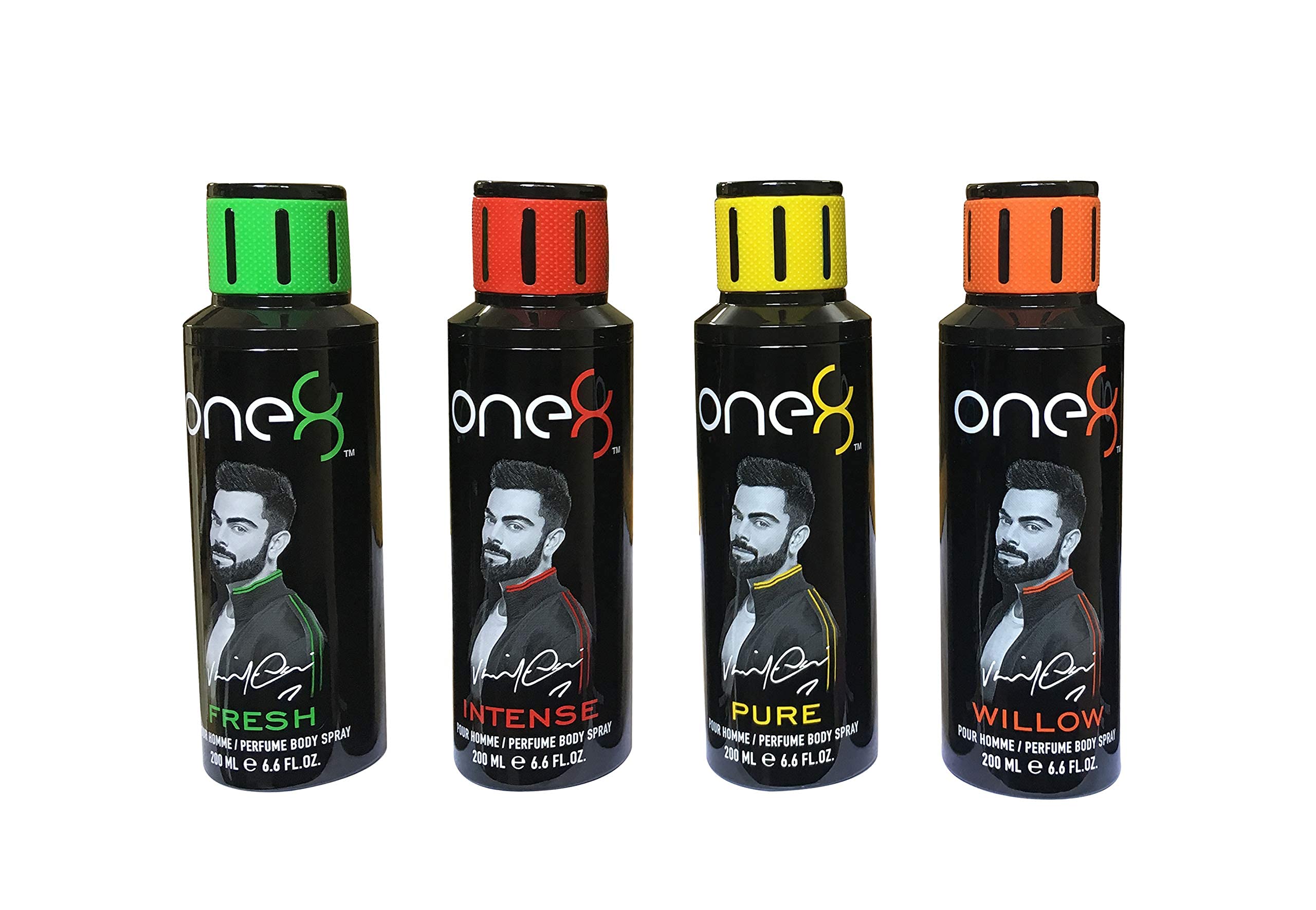 Buy One 8 Deodorant for Men One 8 by Virat Kohli One 8 Fresh Intense ...