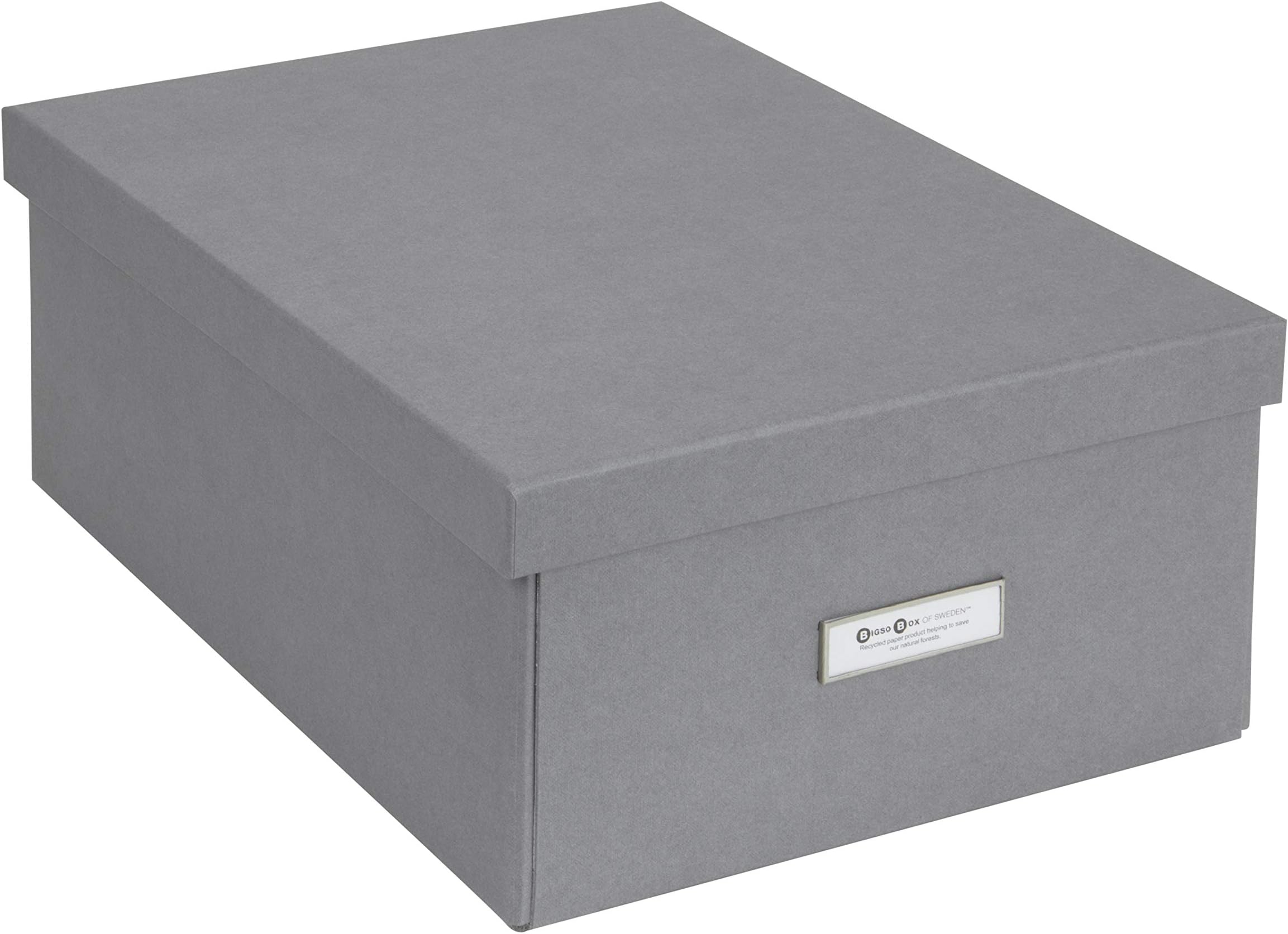 Amazon.com: Bigso Katrin Collapsible Storage Box | Photo Storage Box ...