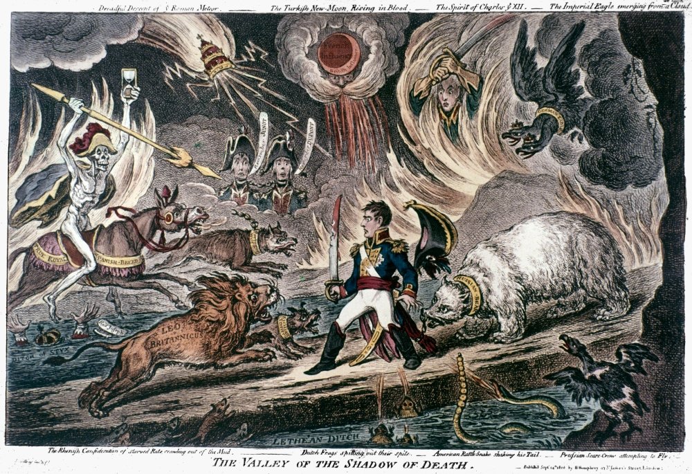 Napoleon Bonaparte Political Cartoon