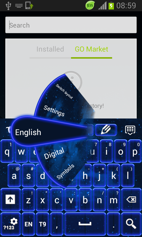 Color Keyboard Neon Blue:Amazon.com:Appstore for Android