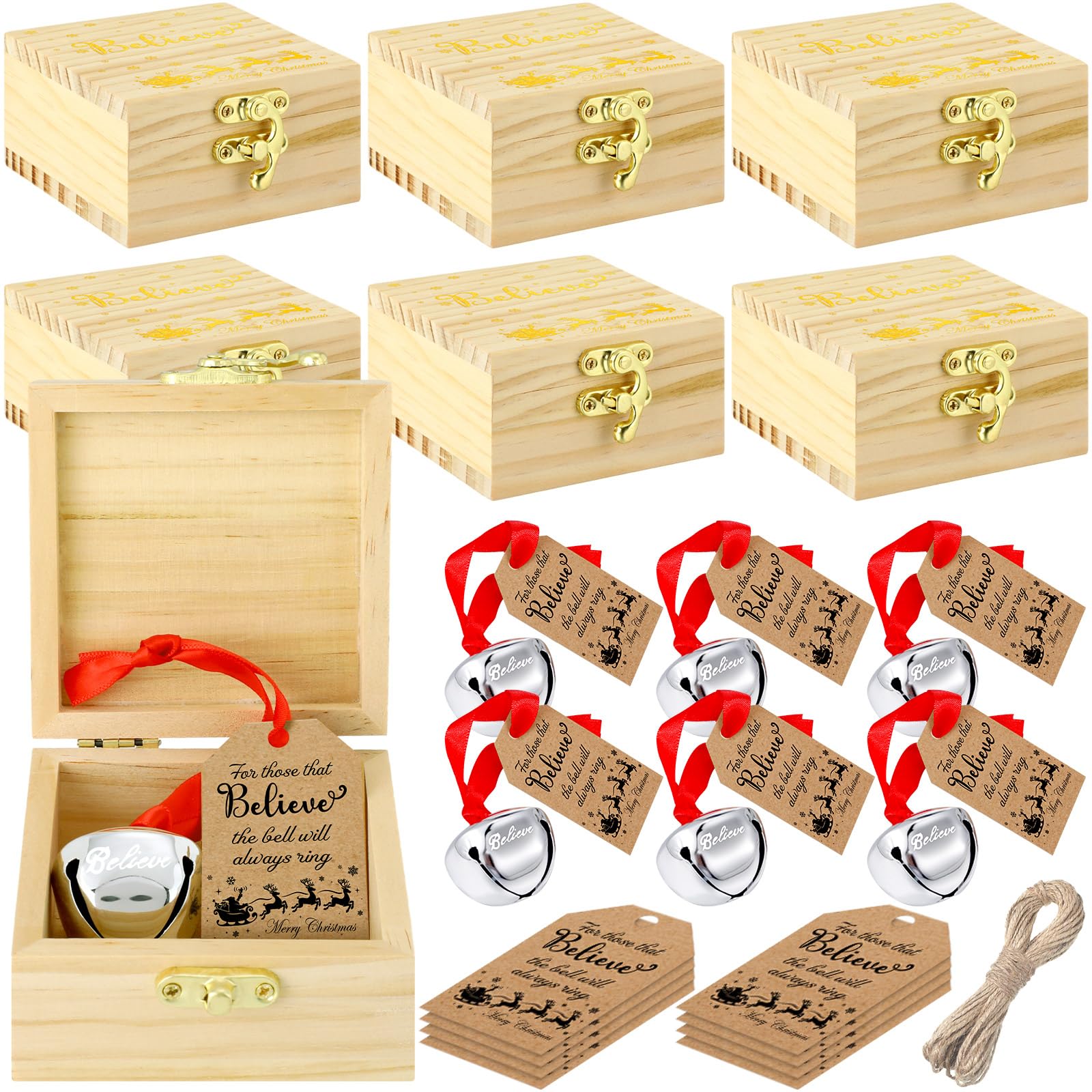 Amazon.com: Ceenna Christmas Believe Bell Gifts Magical Polar Bells ...