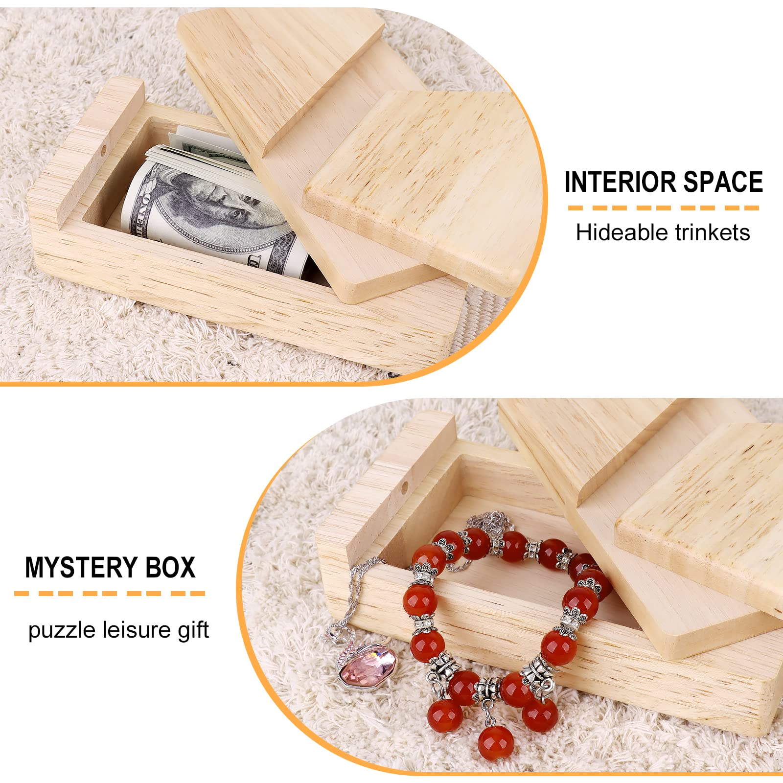 Snapklik.com : Impossible Puzzle Box Secret Money Box Mini 3D Brain ...
