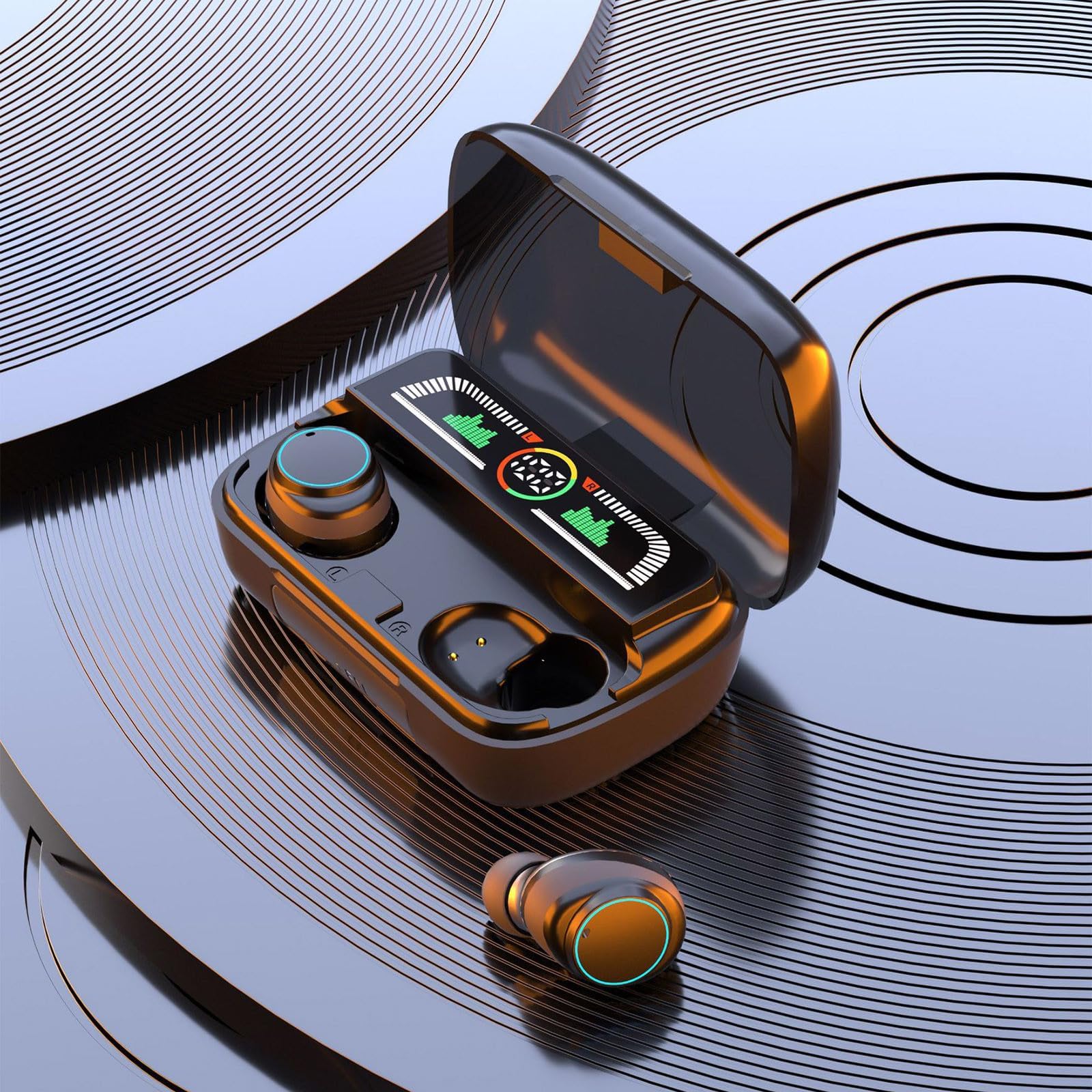 Amazon.com: Wireless Earbuds Mini Ear Buds, 5.3 in Ear Light-Weight ...