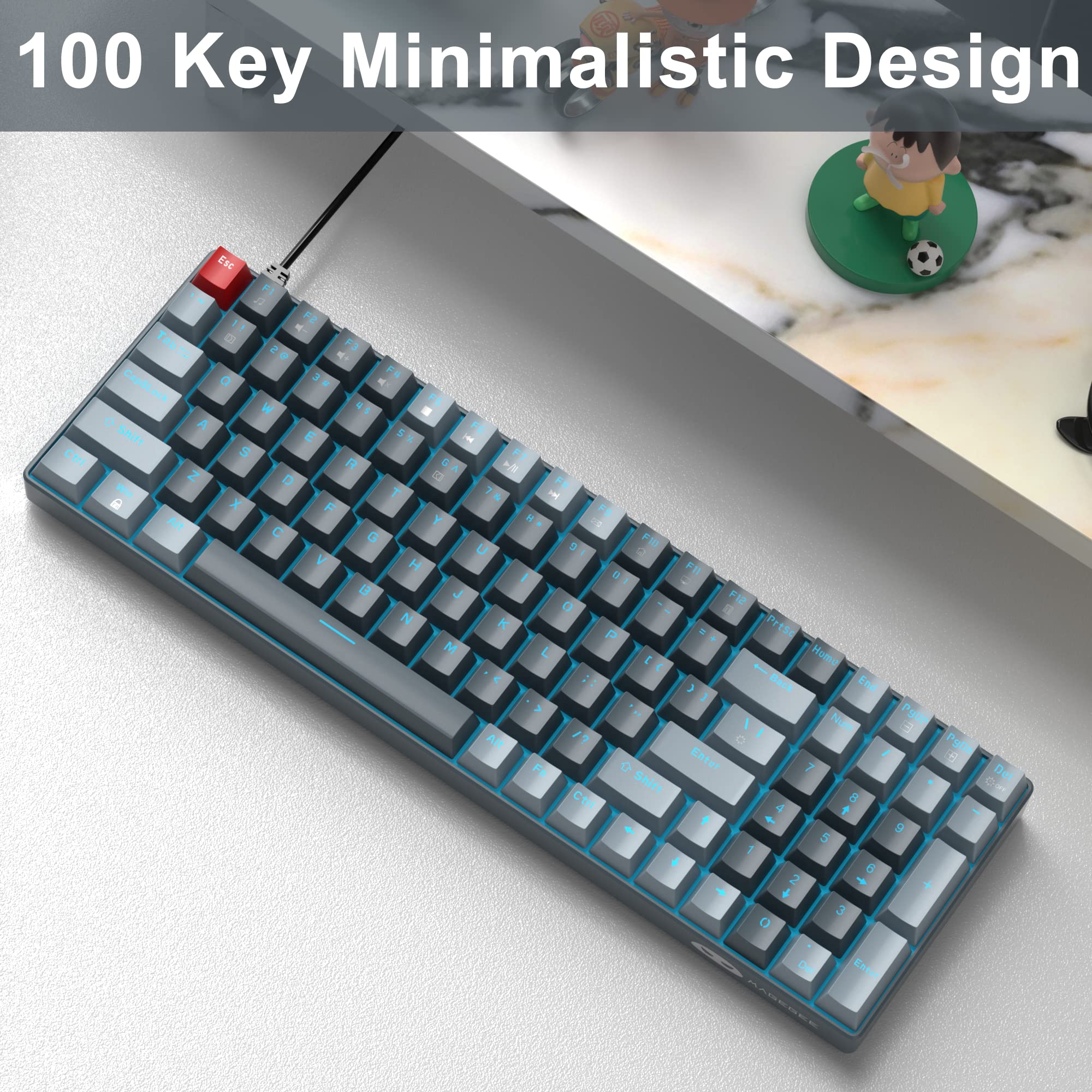 Snapklik.com : Camiysn Wired Mechanical Gaming Keyboard, 100 Keys ...