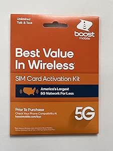 Amazon.com: Boost Mobile No Rate Plan SIM : Cell Phones & Accessories