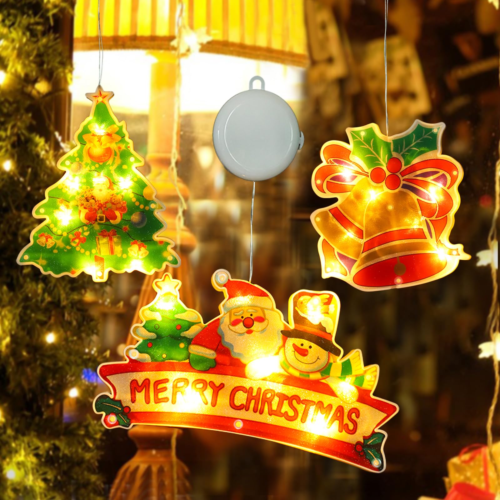 Lighted Bell Christmas Porchlight