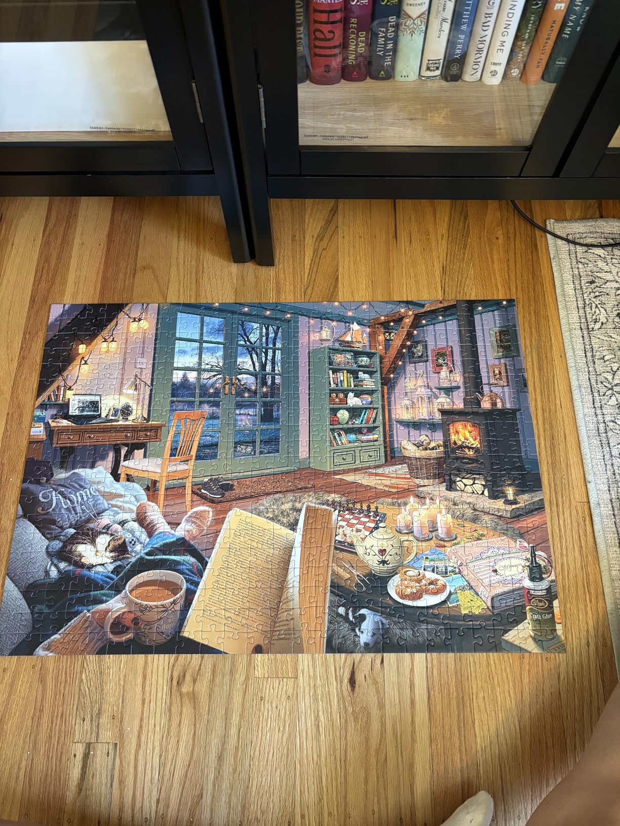 Amazon.com: Ravensburger Cozy Retreat 500 Piece Jigsaw Puzzle - Large ...