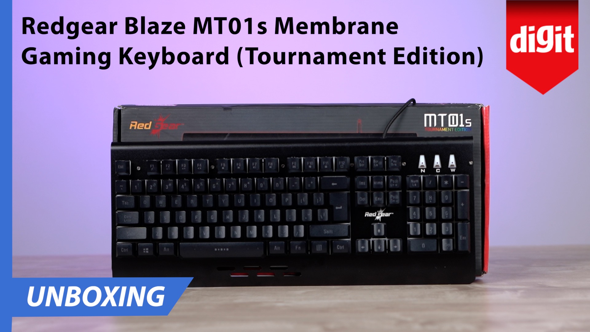Watch Redgear Blaze MT01s Membrane Gaming Keyboard Unboxing on Amazon Live