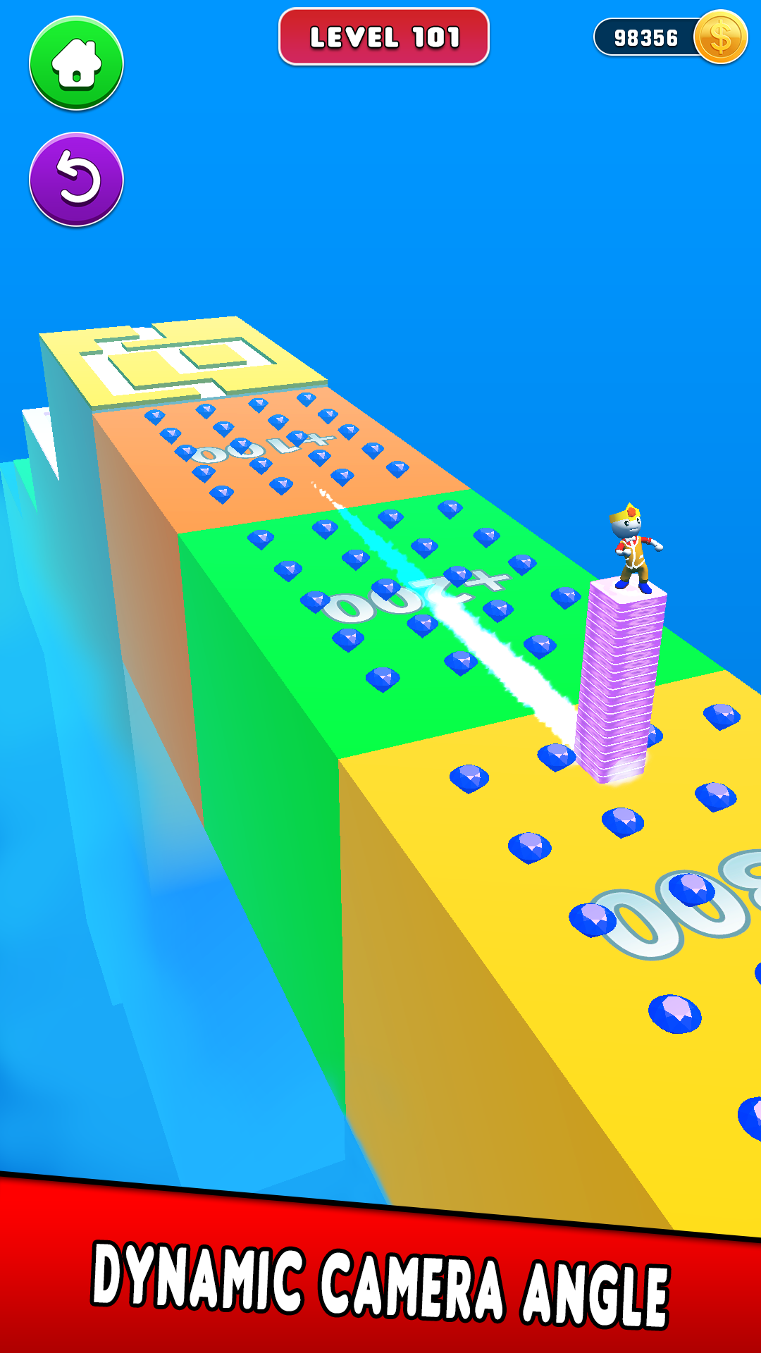 Stacky Donut Cubes Tower Dash Adventure: Stacked Donut Tiles Bridge ...