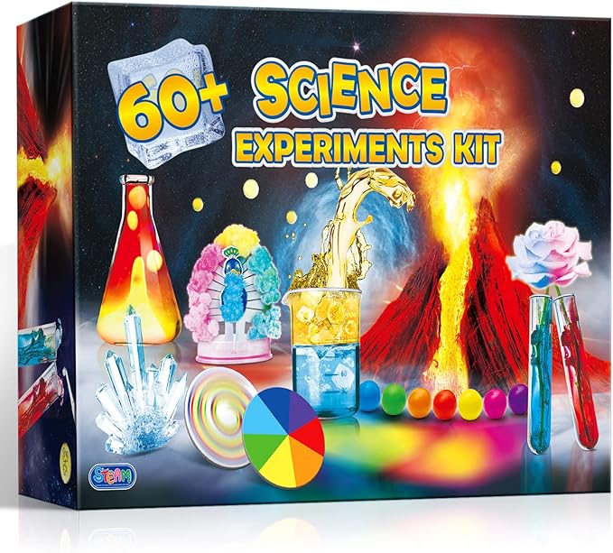 Amazon.com: UNGLINGA 60+ Science Experiments Kits for Kids, Boys Girls ...