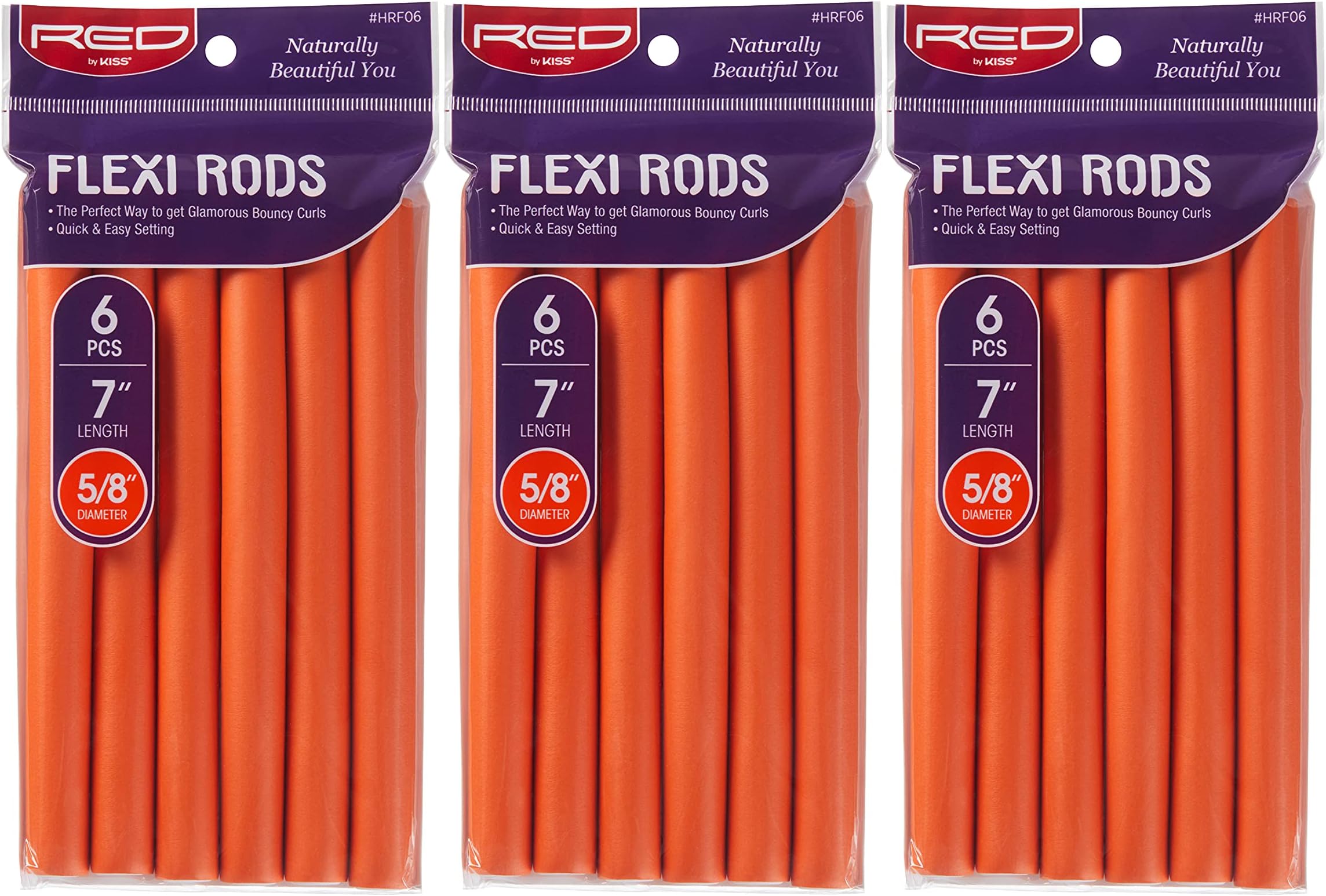 Amazon.com : Diane Twist-Flex Long Rods, purple, 1 1/4" diameter 10 ...