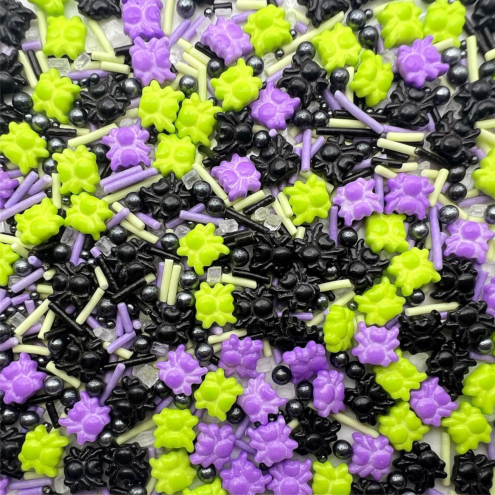 Amazon.com: SE Si&Moos Spider Sprinkles for Cupcakes Black Green and ...