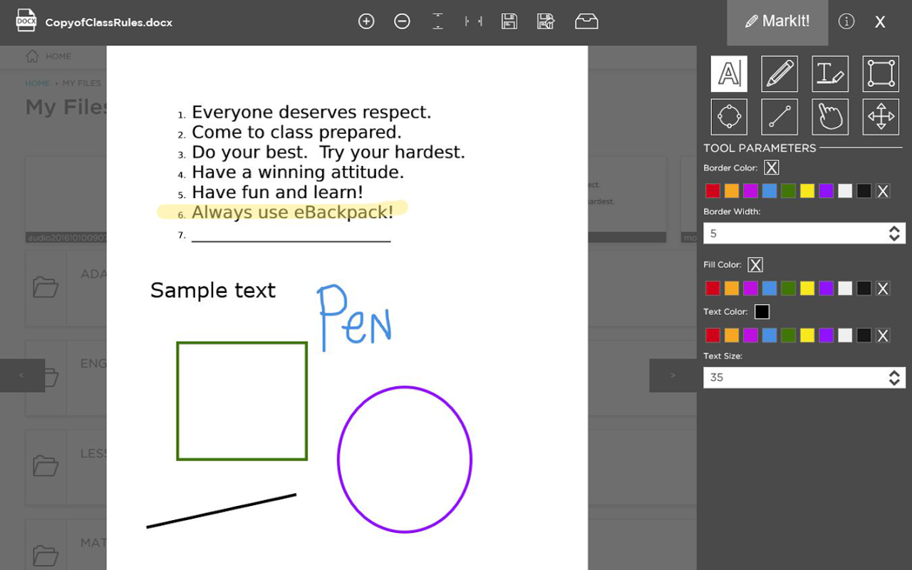 eBackpack - App on Amazon Appstore