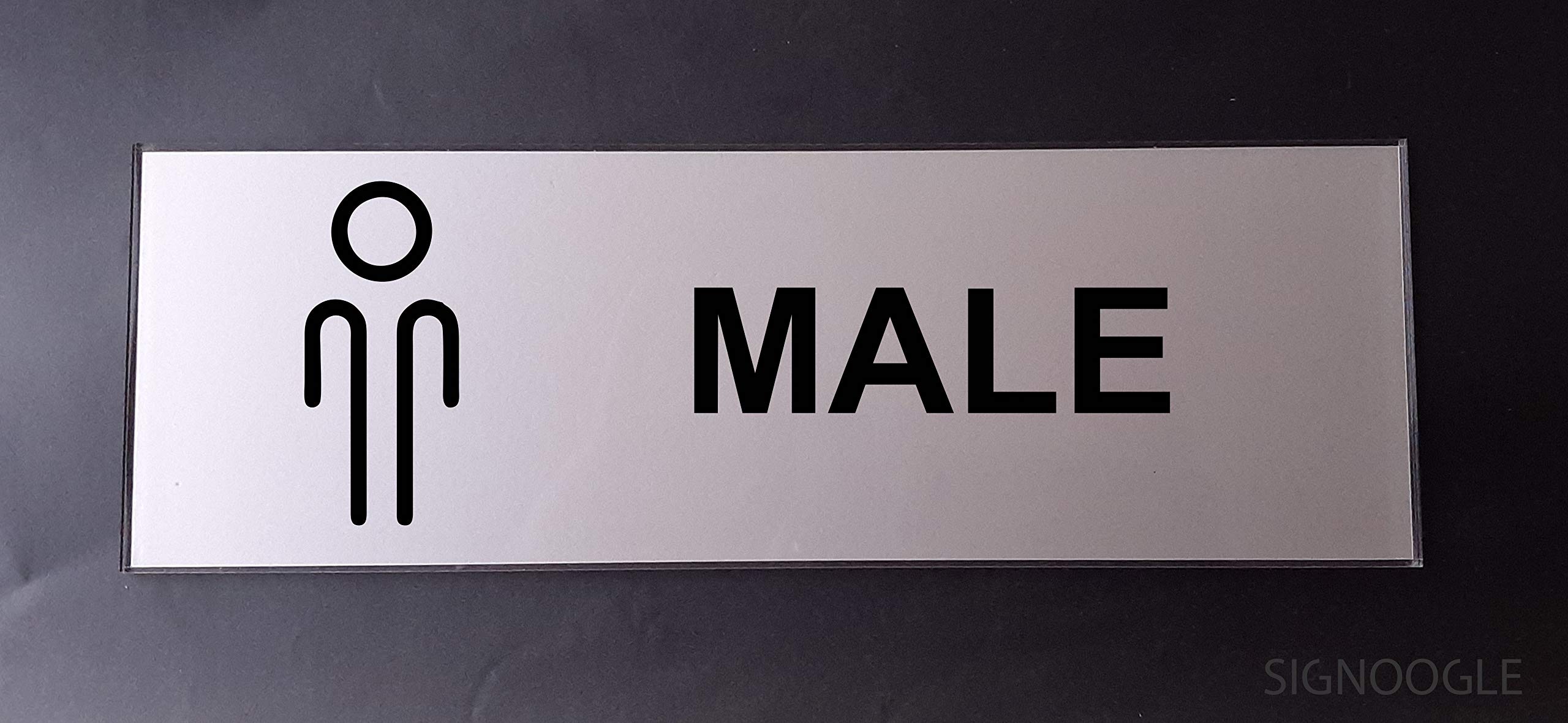 Signoogle Male Restroom Toilet Washroom Trail Dressing Room Acrylic ...