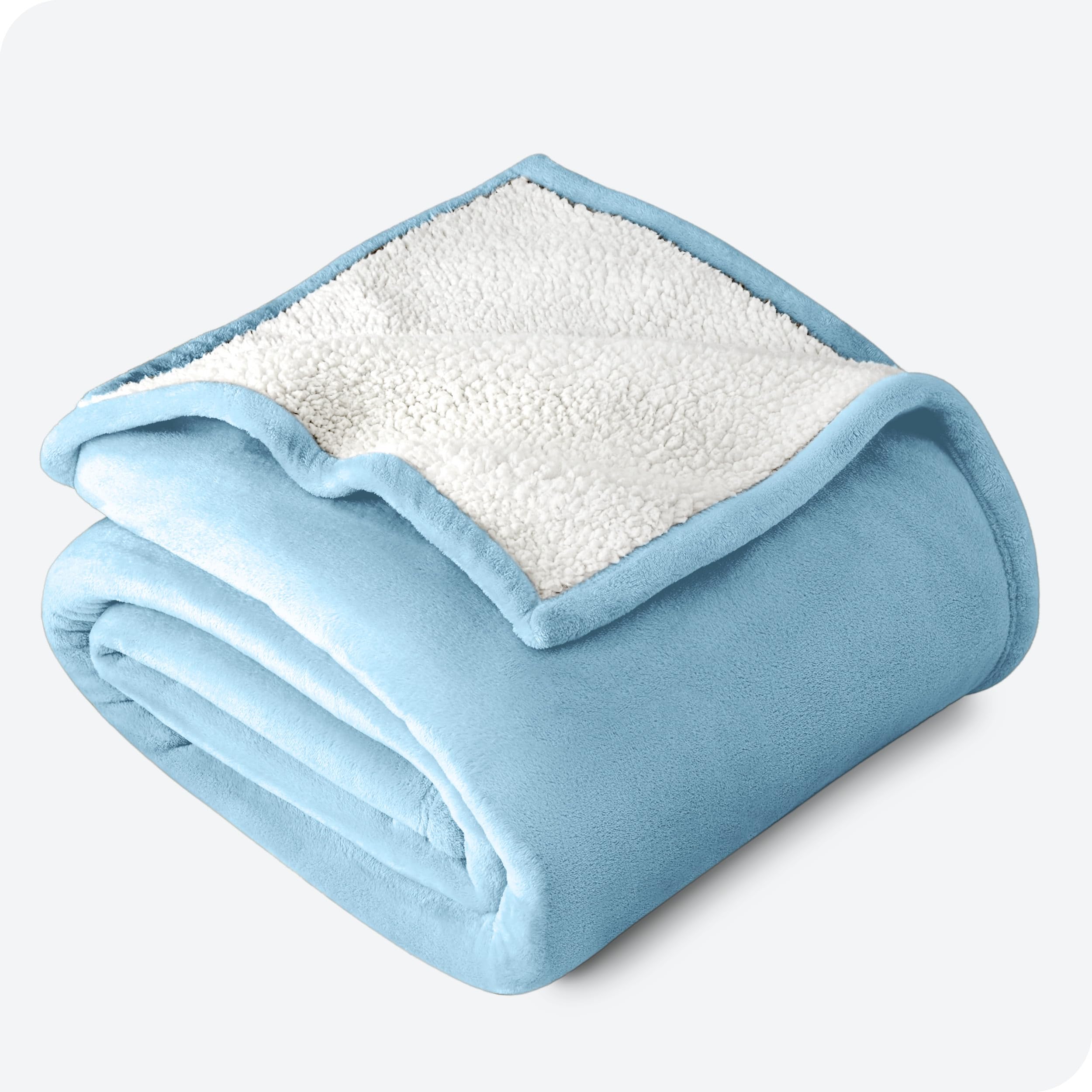 Amazon.com: Bare Home Sherpa Fleece Blanket - Twin/Twin Extra Long ...