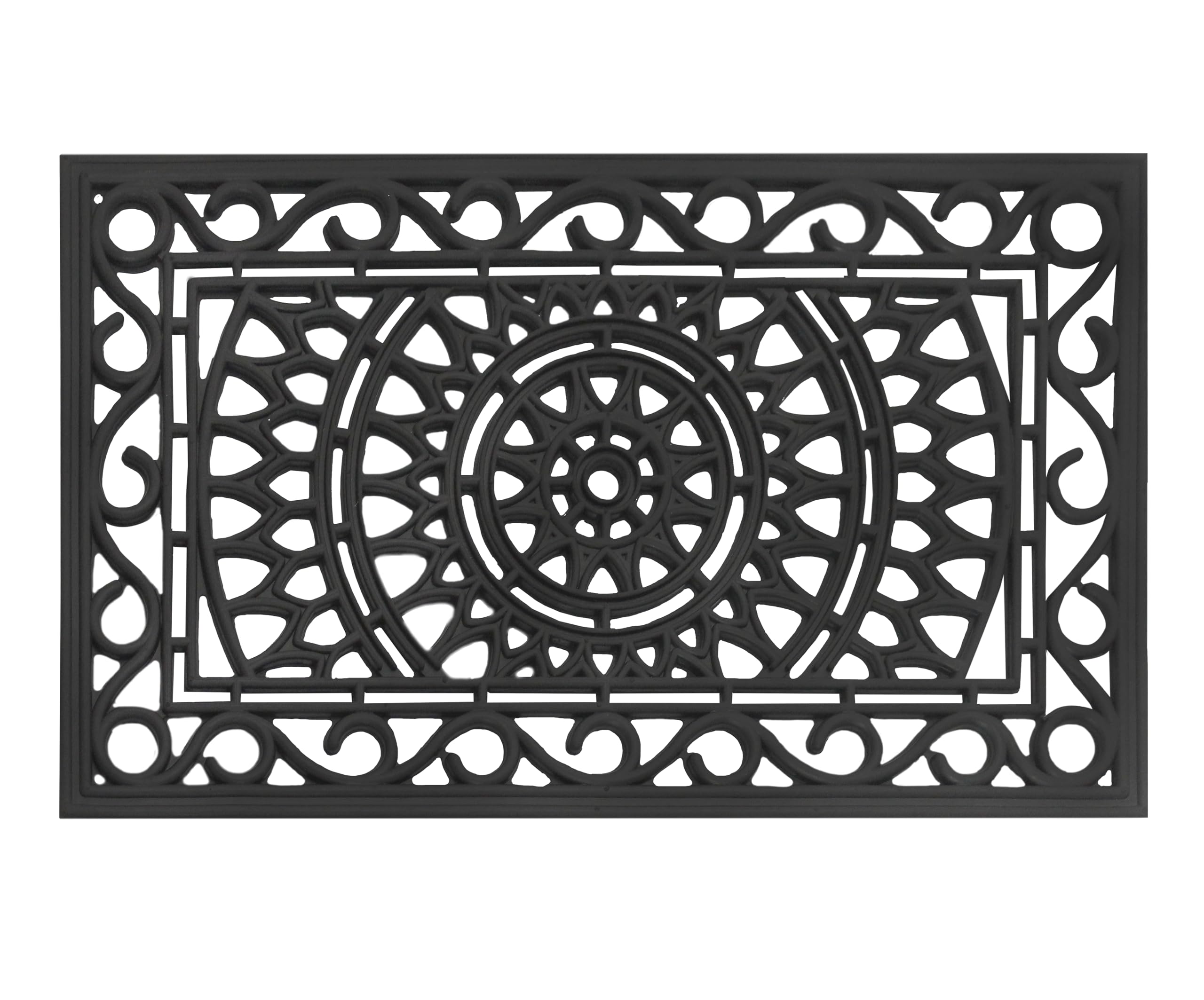 Amazon.com: IRONGATE All Weather Rubber Doormat - Dirt Trapping ...