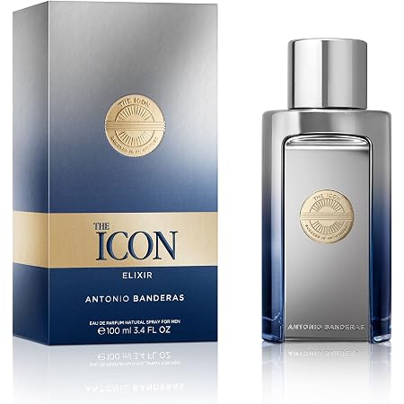 Amazon.com : Antonio Banderas The Icon Elixir Eau De Perfume For Men ...