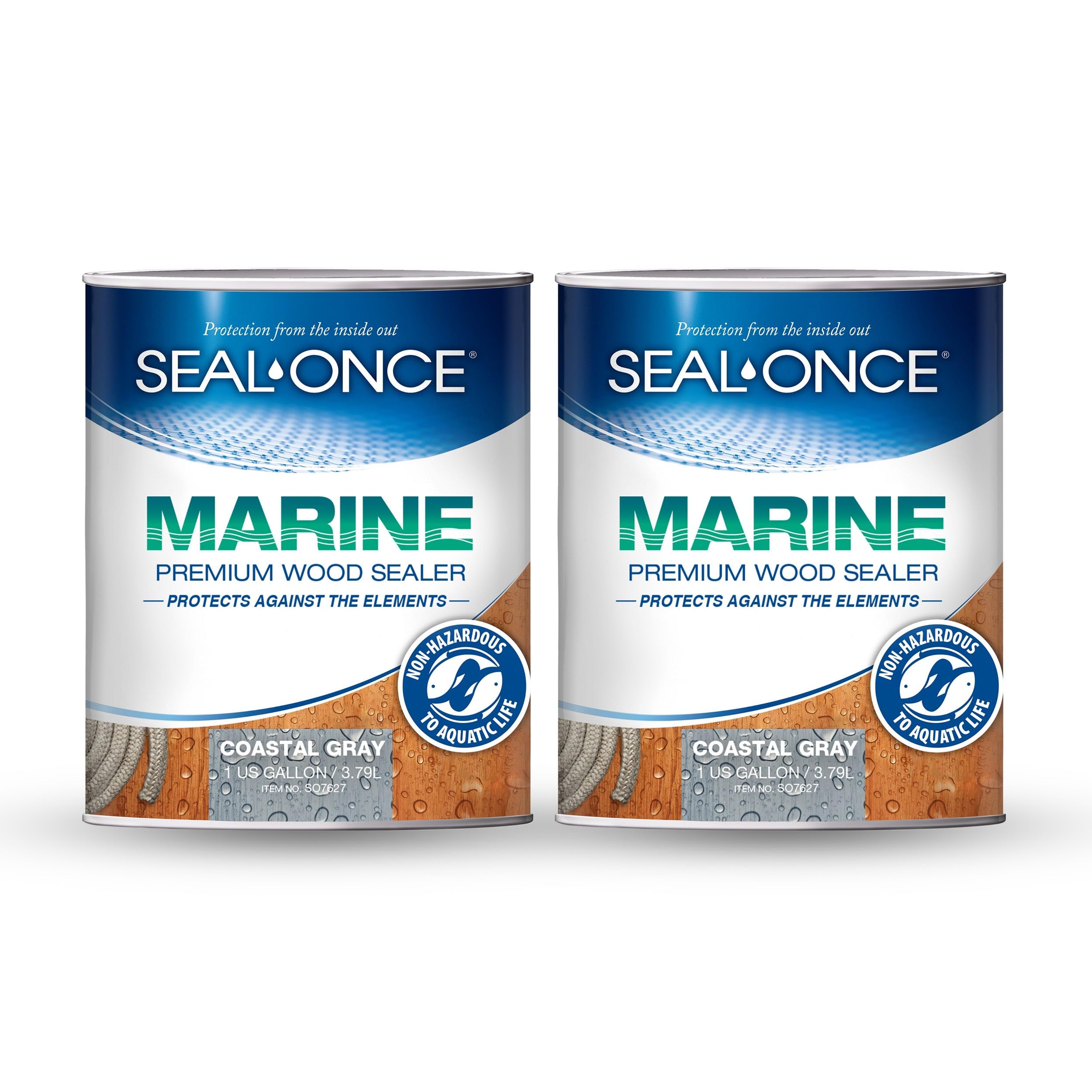 Snapklik.com : SEAL-ONCE Marine Ready Mix - 2 Gallon Penetrating Wood ...