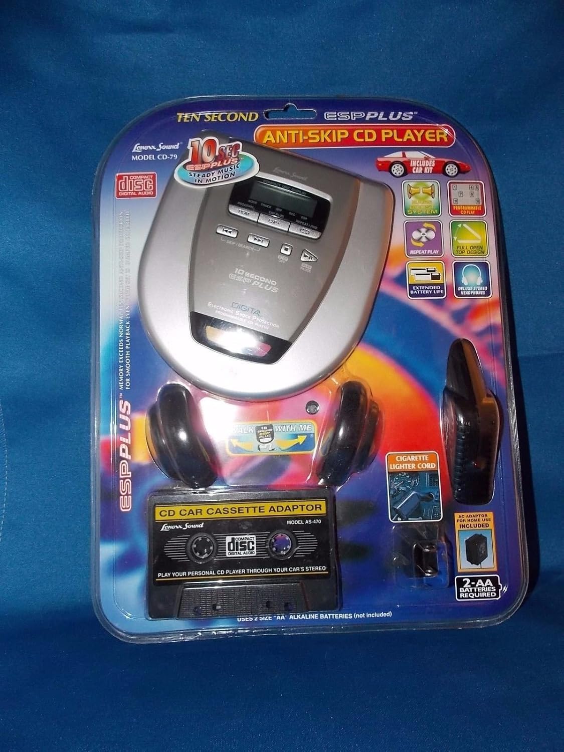 Amazon.com: Lenoxx Sound Programmable Compact Disc Player Model CD-79 ...