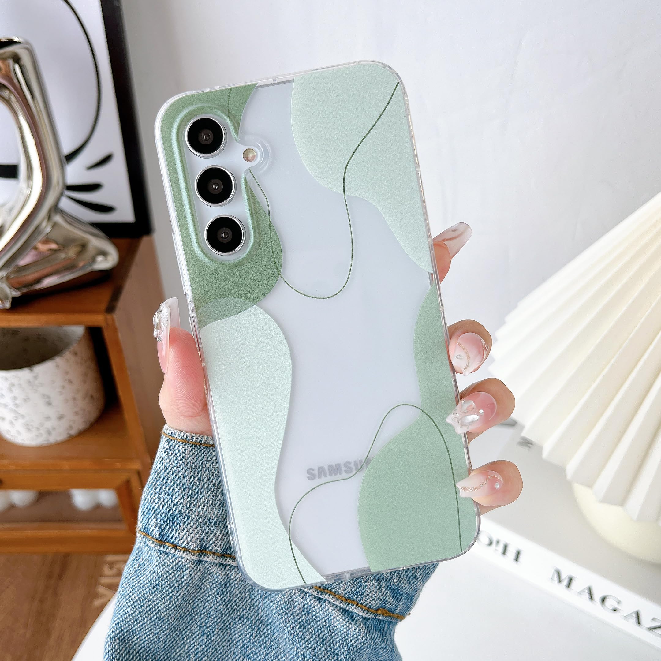 Amazon.com: DEFBSC Compatible with Samsung Galaxy A25 5G Case, Soft Shaped Art Design with Built ...