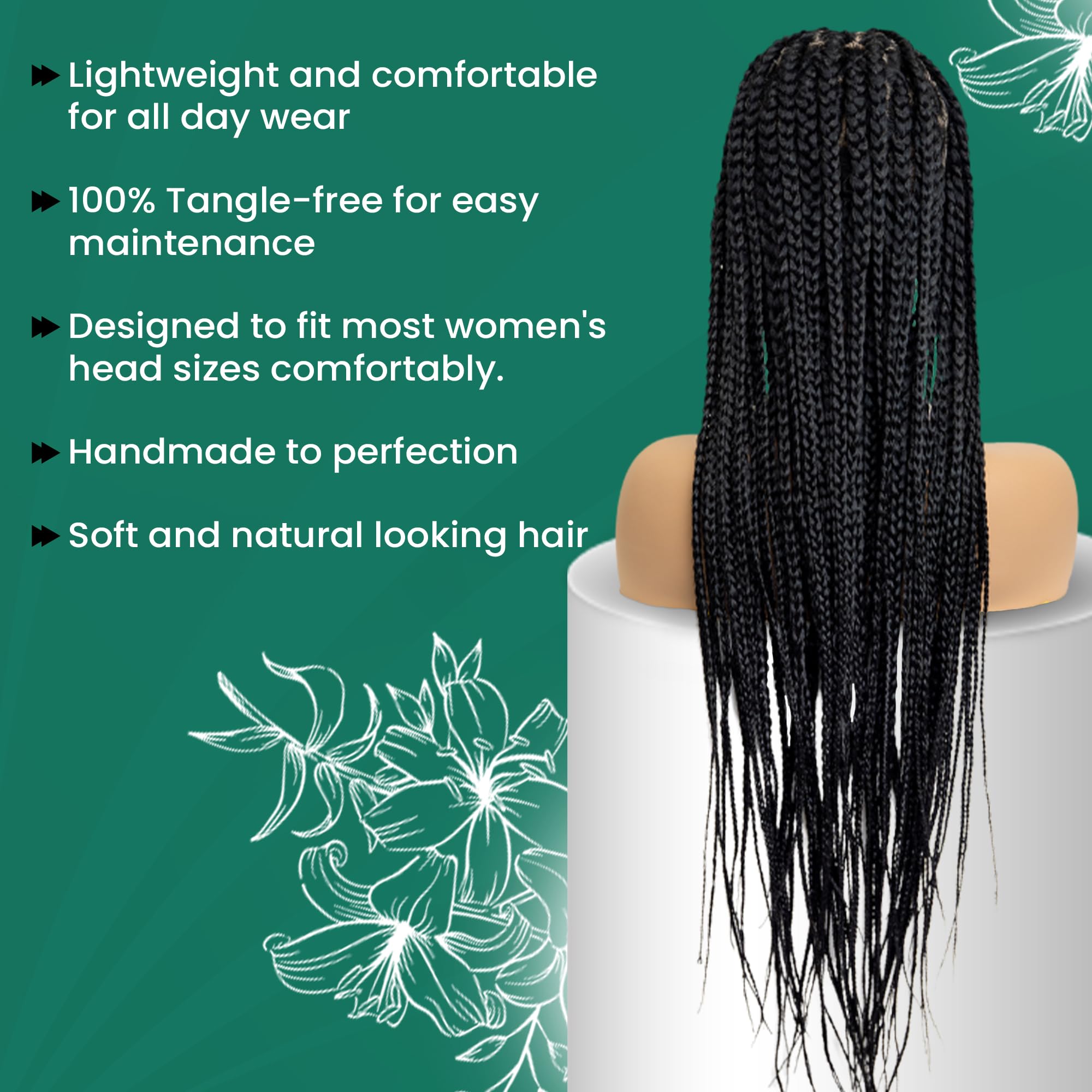 Natural Single Box Braids