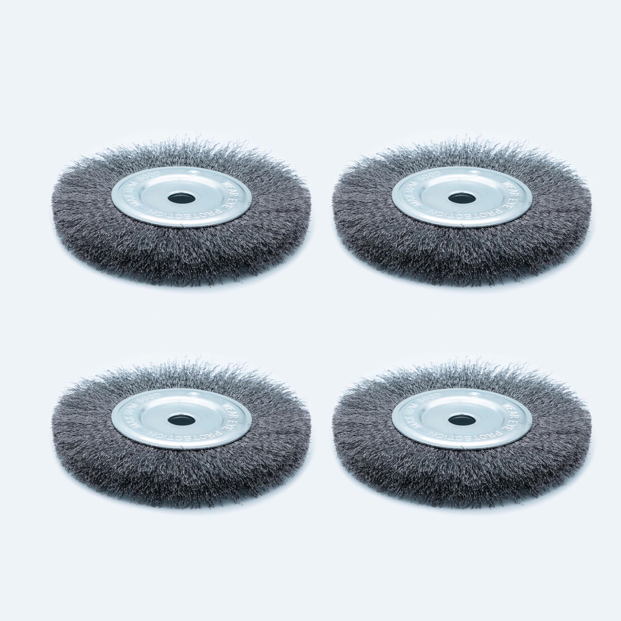 Snapklik.com : Eco Walker 6inch Bench Wire Wheel Brush Set For Rust ...