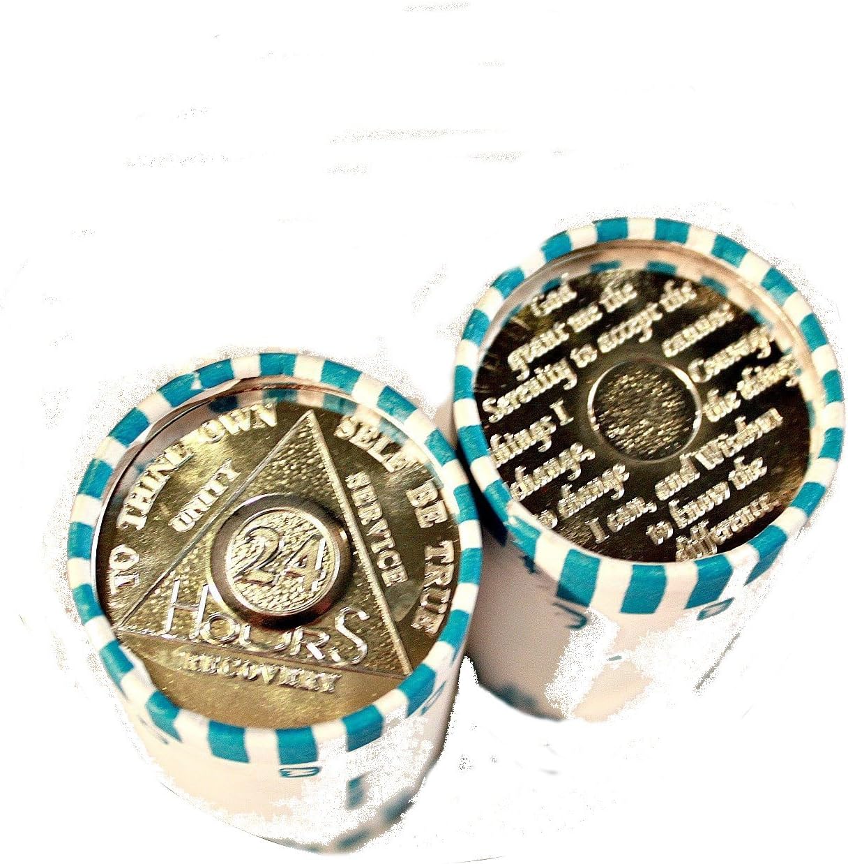 Amazon.com : Siifert 36 Pcs Recovery AA Chips and Medallions Bulk ...