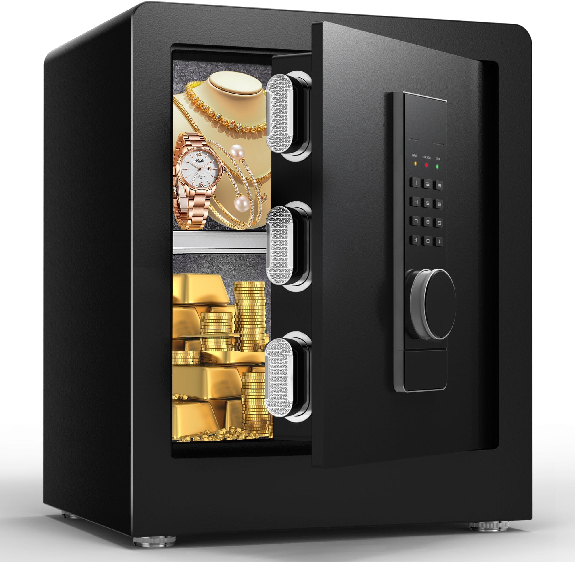 Marcree 2.0 Cub Safe Box, Personal Safe with Hidden Compartment, Home ...