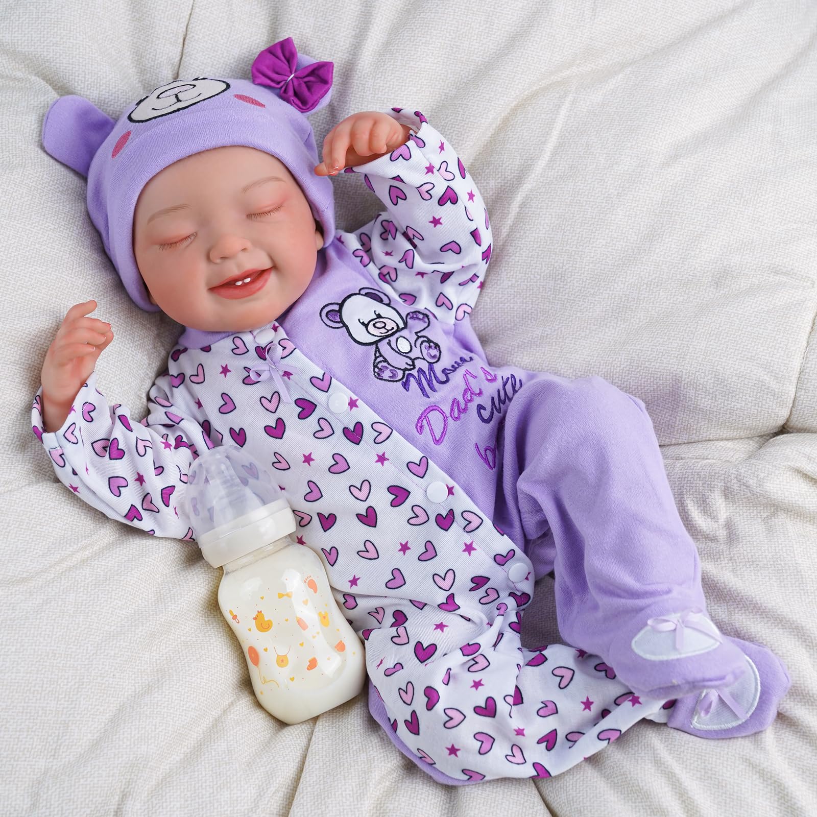 Buy BABESIDELifelike Reborn Baby Dolls - 20-Inch Sweet Smile Realistic ...
