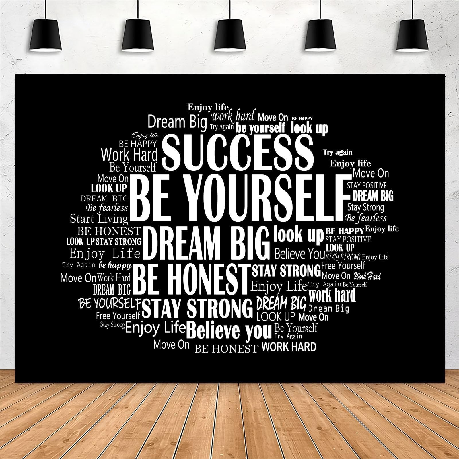 Amazon.com : Yieldeer Inspirational Motivational Quotes Backdrop ...