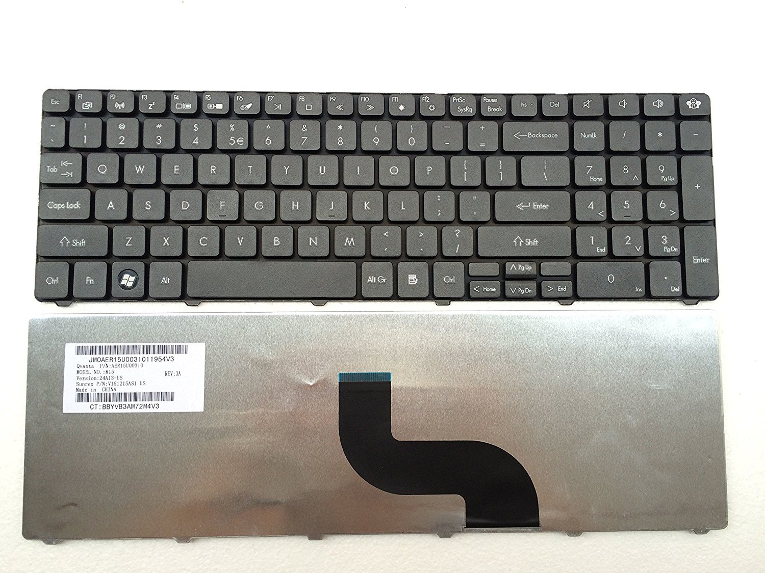 Amazon.com: New US Laptop Keyboard Replacement for Packard Bell ...