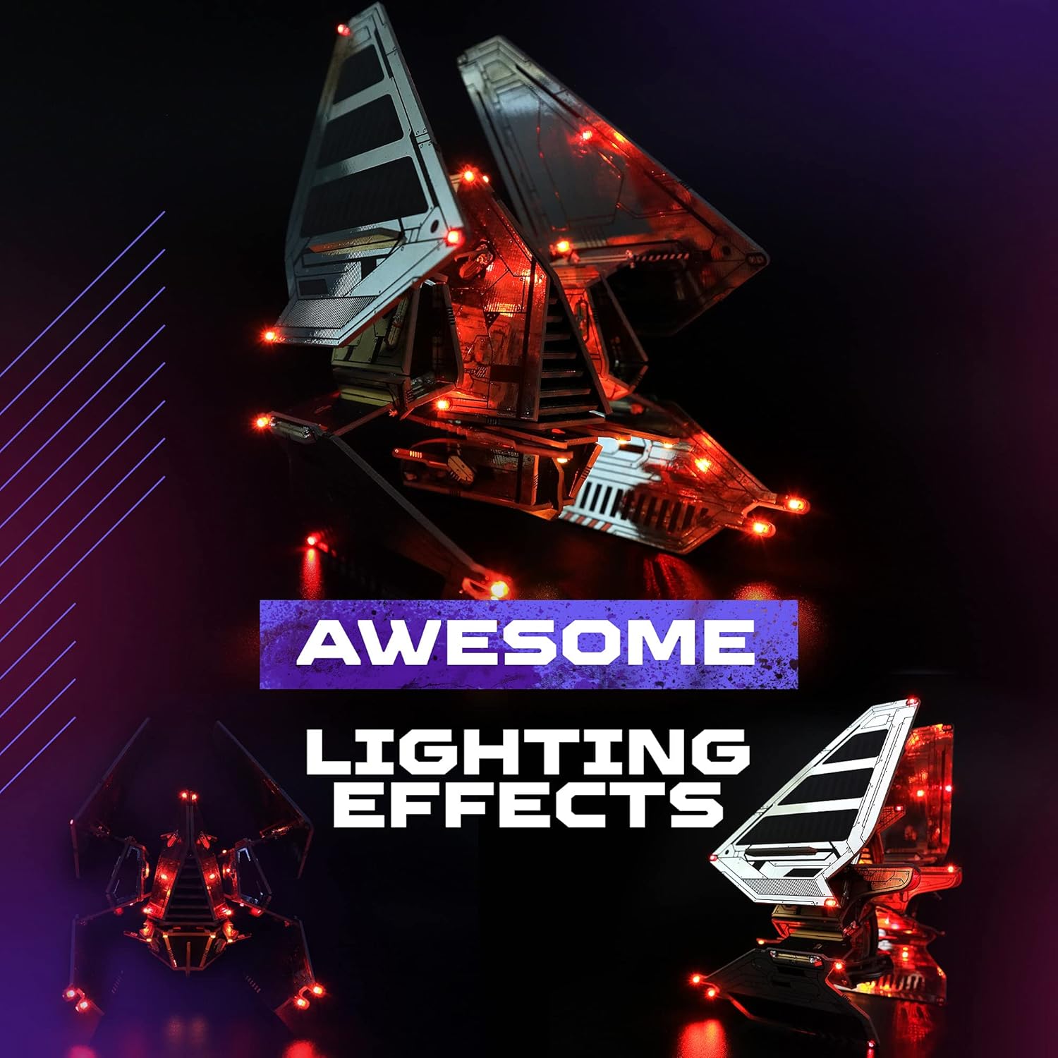 Geeek Club Kit de construcción de robots reconocimiento explorador W4 ...