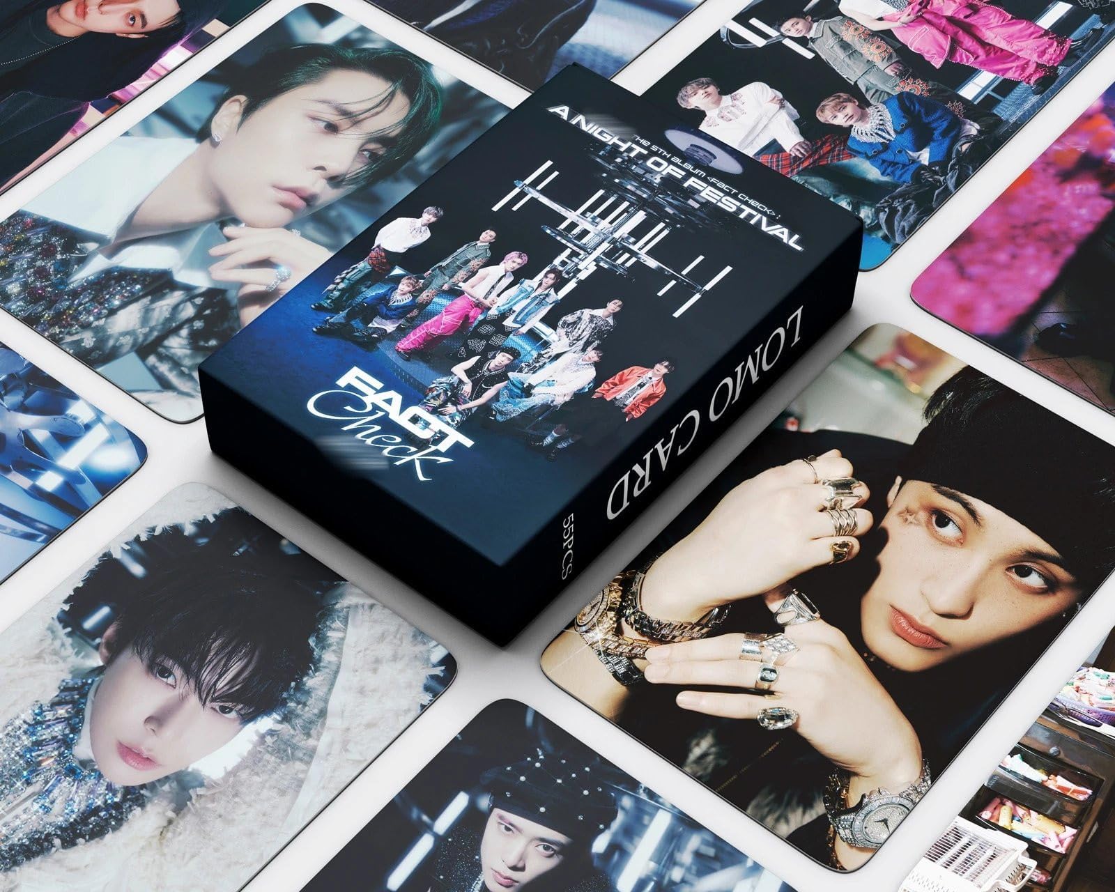 Amazon.com: Nct 127 Photocard 55pcs Nct127 Fact Check Album Photocard ...