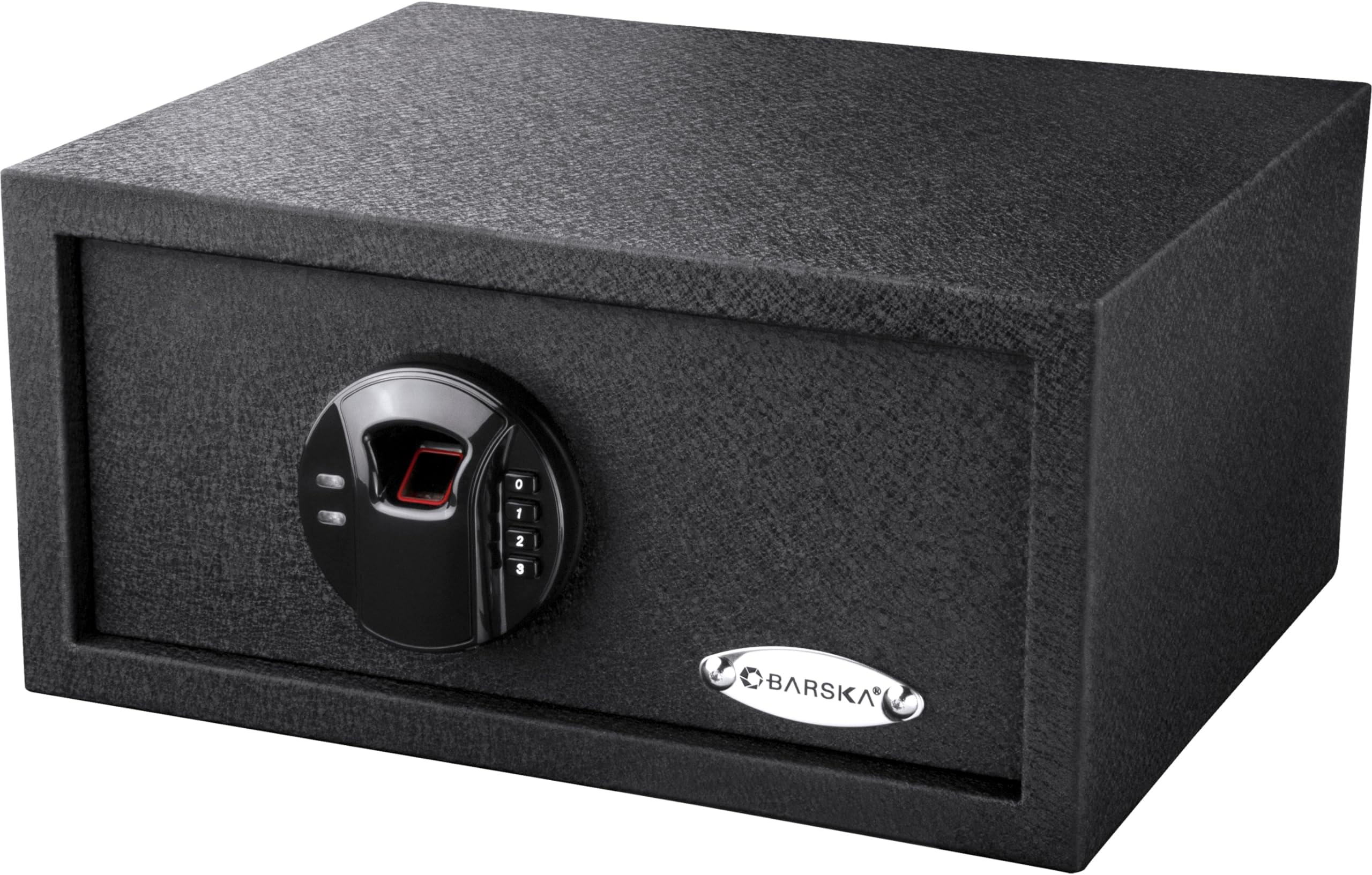 Barska Digital Keypad Biometric Fingerprint Security Home Safe Box - 0. ...