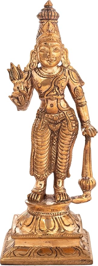 Exotic India Muneeswarar, Shiva Incarnated - Bronze Statue from ...
