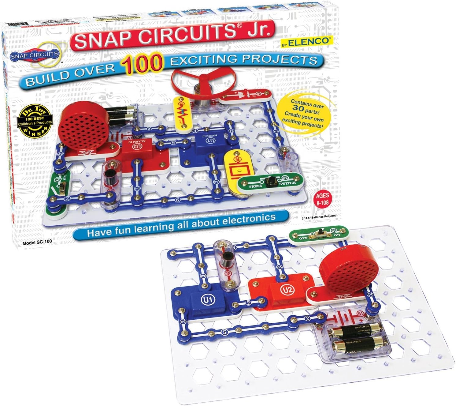 Buy Snap Circuits Elenco Circuits Jr. Sc-100 Kit Online at Low Prices in India - Amazon.in