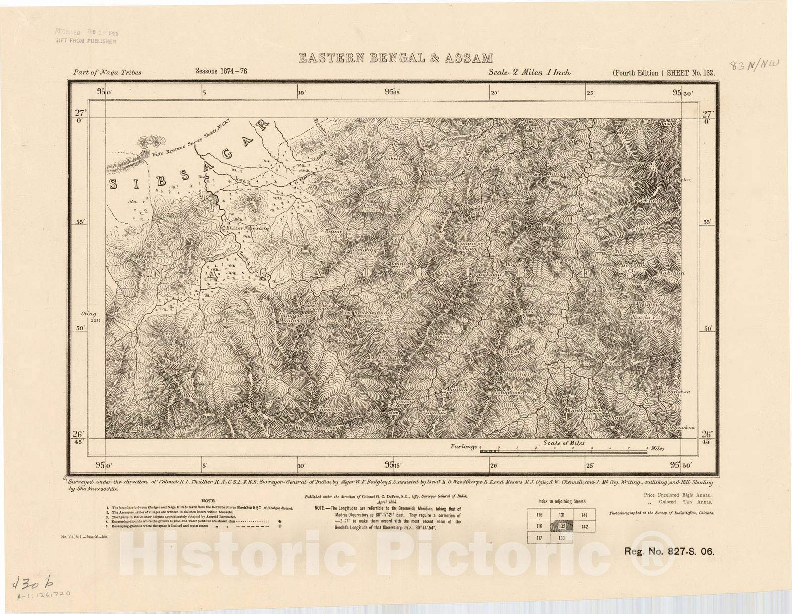 Naga India Map