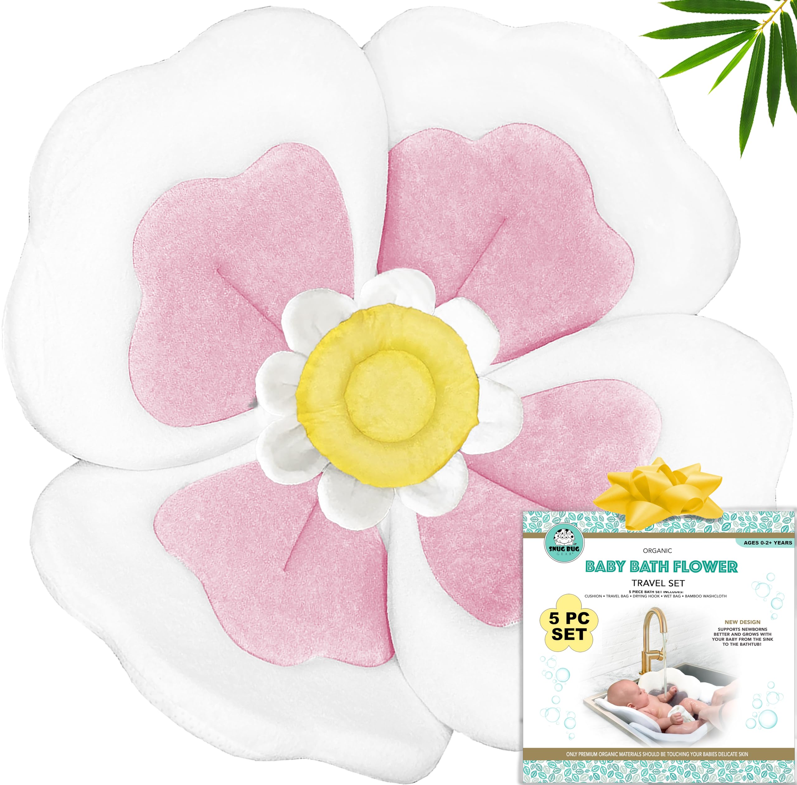 Amazon.com: Baby Bath Flower for Sink - Flower Bathtub for Baby Organic ...