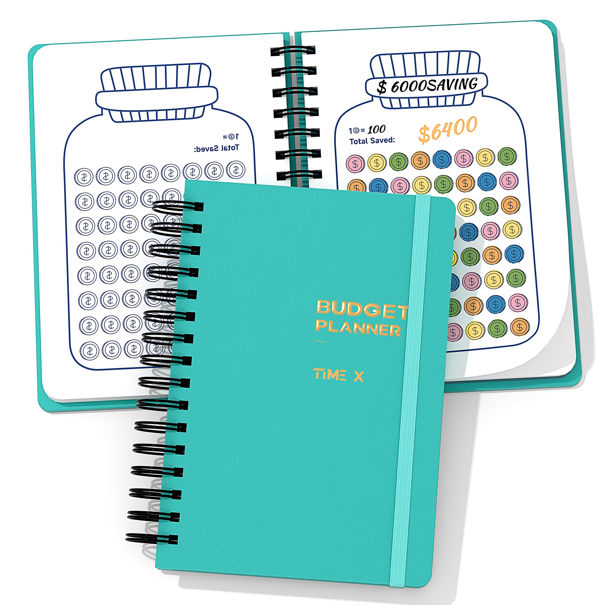 Amazon.com : TIME X Budget Planner-Budget Binder with 12 Pockets ...