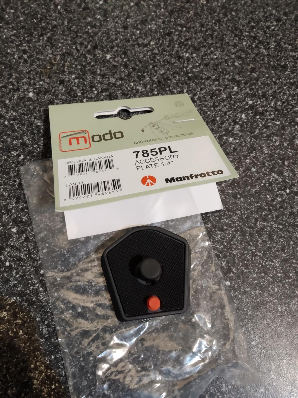 Manfrotto 785PL QR Plate for Modo Tripod: Amazon.co.uk: Electronics & Photo